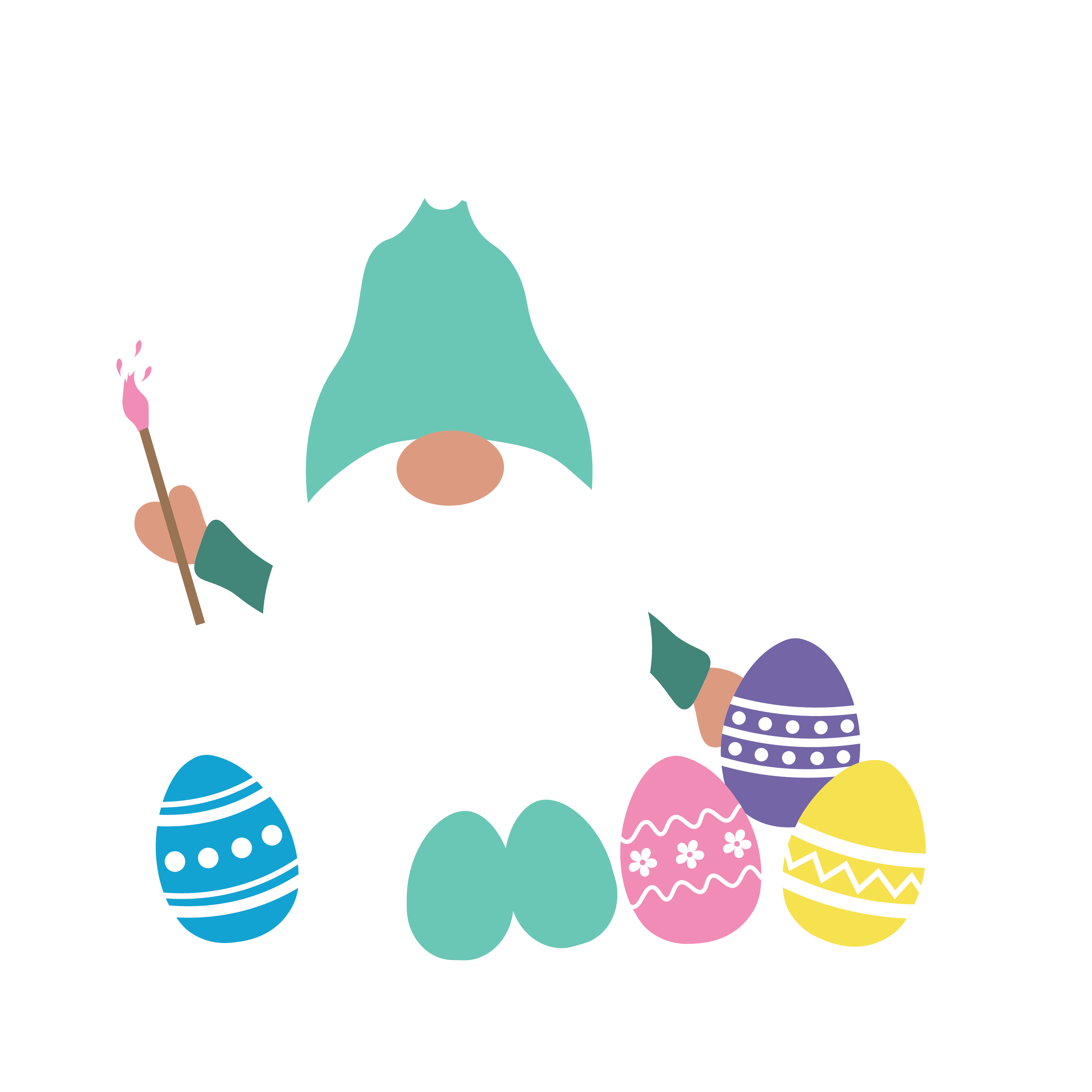 Easter Eggs svg, Egg svg,Egg with bow DXF, Easter bunny egg - Inspire ...
