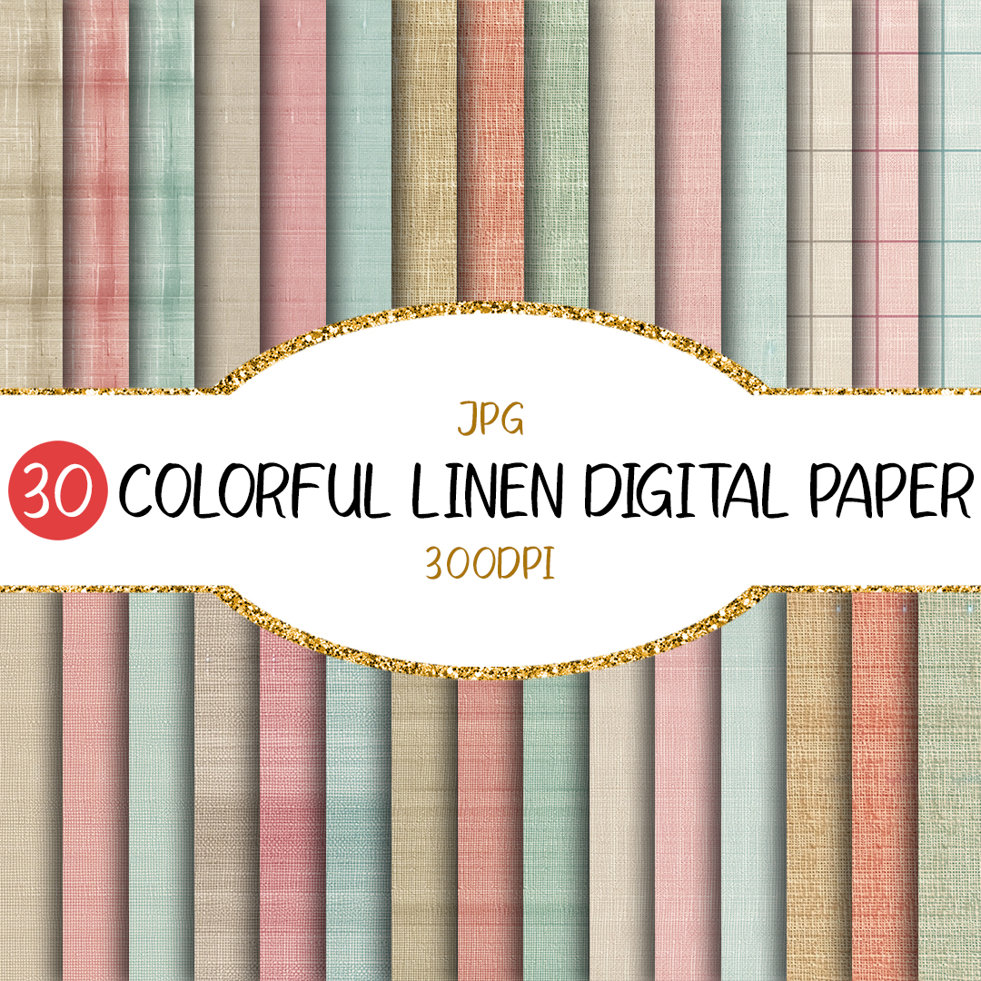 Seamless thin linen texture Digital Paper| Background | Inspire Uplift