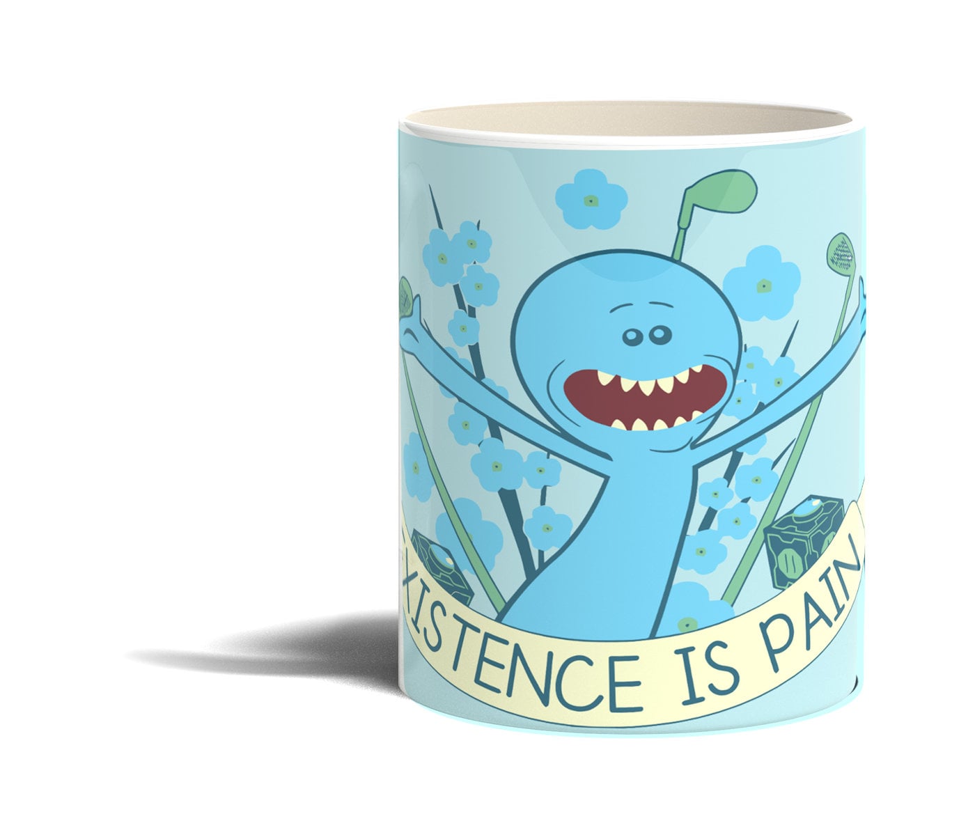 Existence Is Pain Rick Morty Pickle Sanchez Meme - - Inspire Uplift