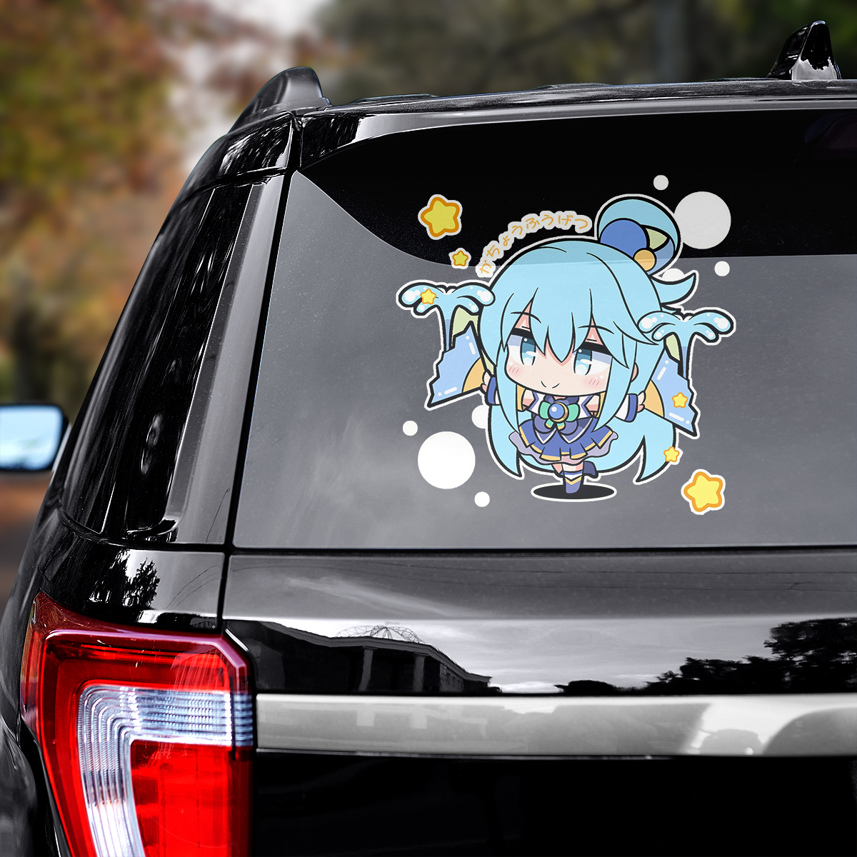 Anime Decal, KonoSuba Sticker, KonoSuba Decal For Car, Aqua | Inspire ...