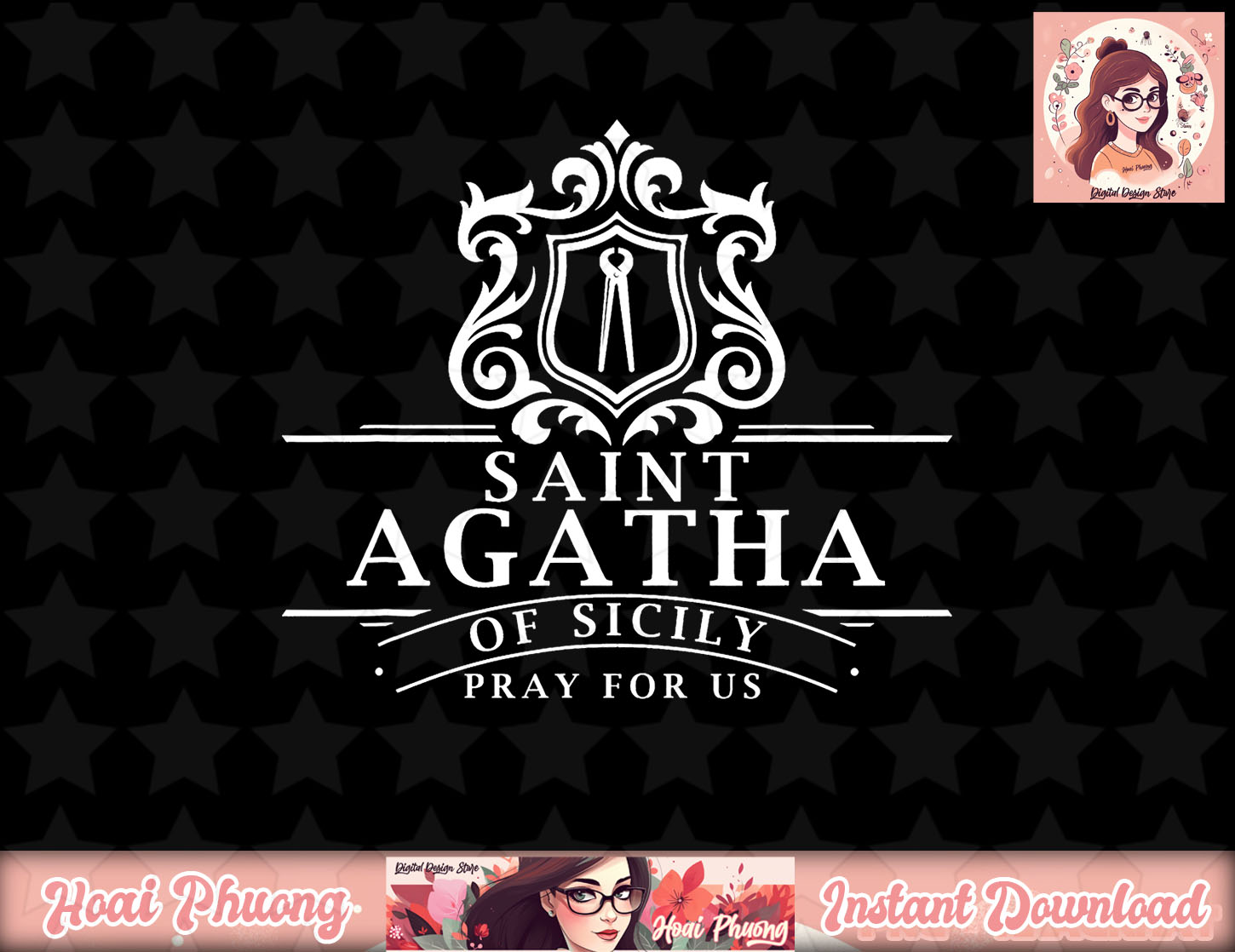 St Agatha Patron Saint of Nurses Breast Cancer Catholic Pray | Inspire ...