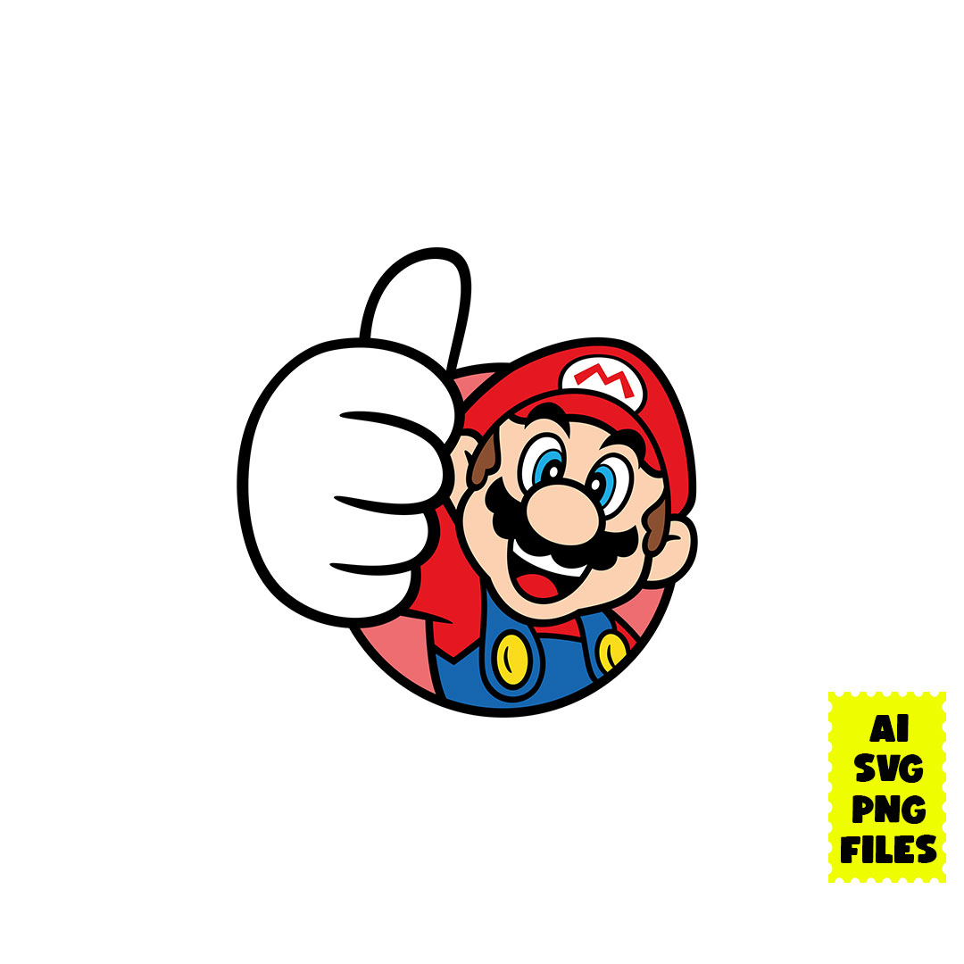 Super Mario Svg, Mario Face Svg, Funny Mario Svg, Mario Svg, | Inspire ...