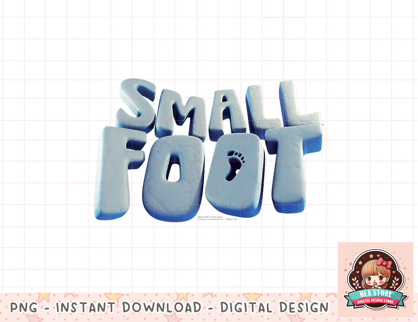 Smallfoot Logo png, instant download, digital print | Inspire Uplift