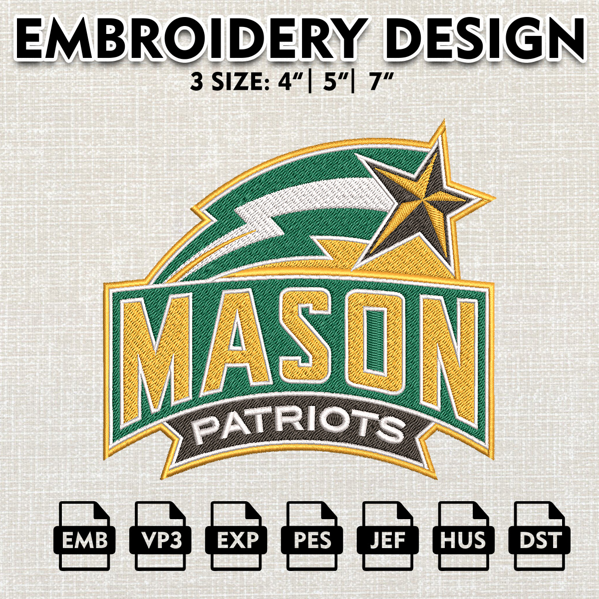 masonic embroidery design - Inspire Uplift