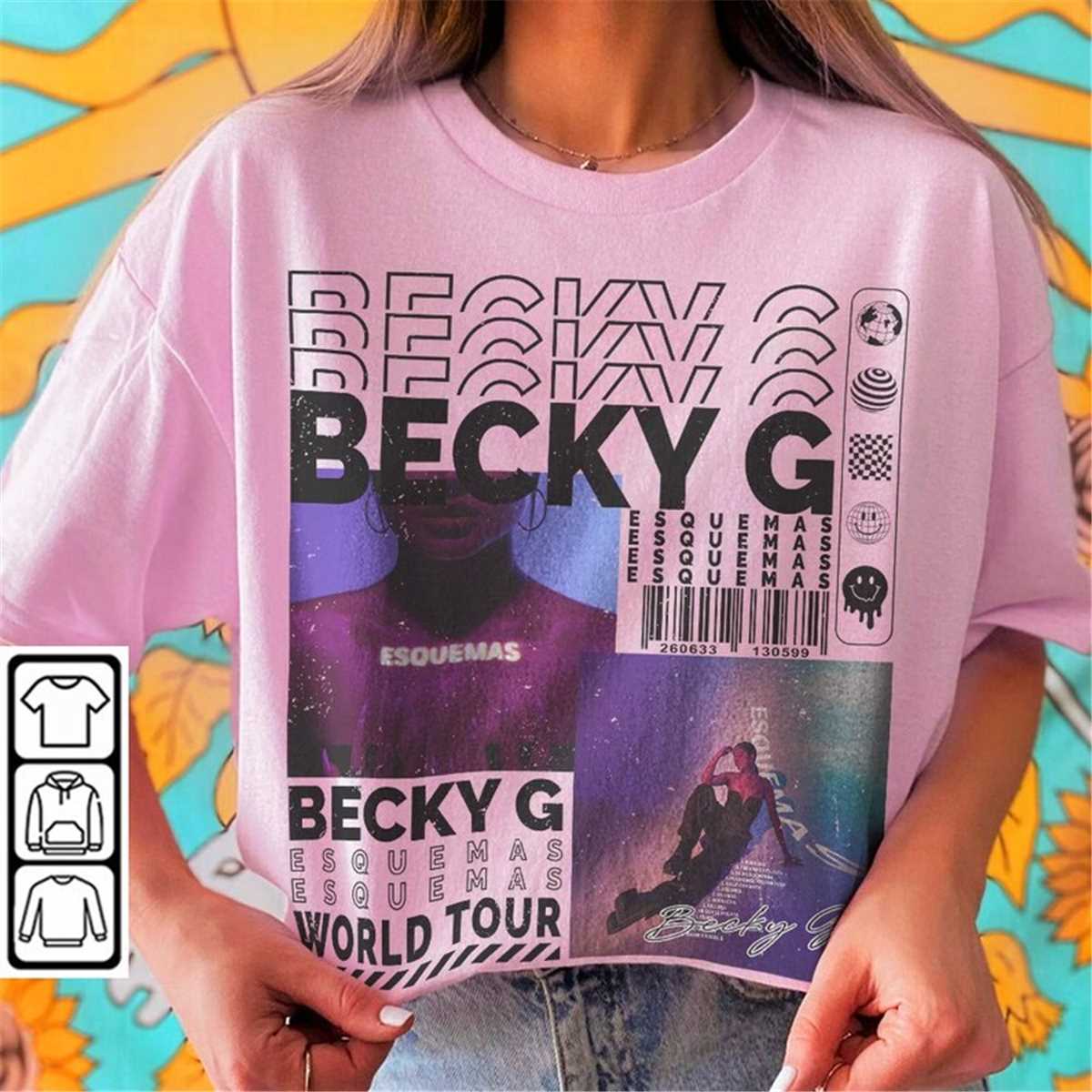 Becky G Music Shirt,Y2K 90s Merch Vintage Becky G World Tour | Inspire ...