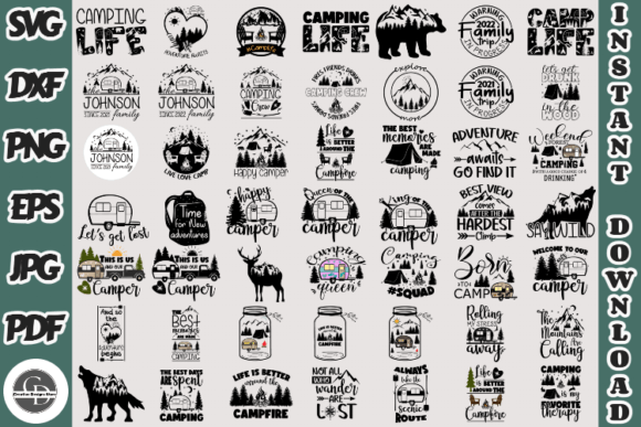 Camping Bundle Svg Camping Bundle Svg | Inspire Uplift