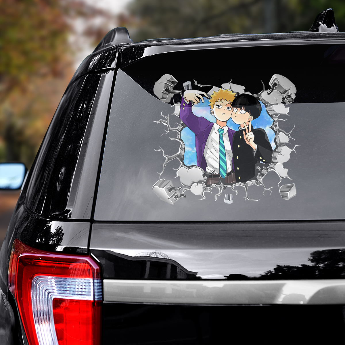 Mob Psycho 100 Decal For Car, Anime Decal, Anime Sticker, An | Inspire ...