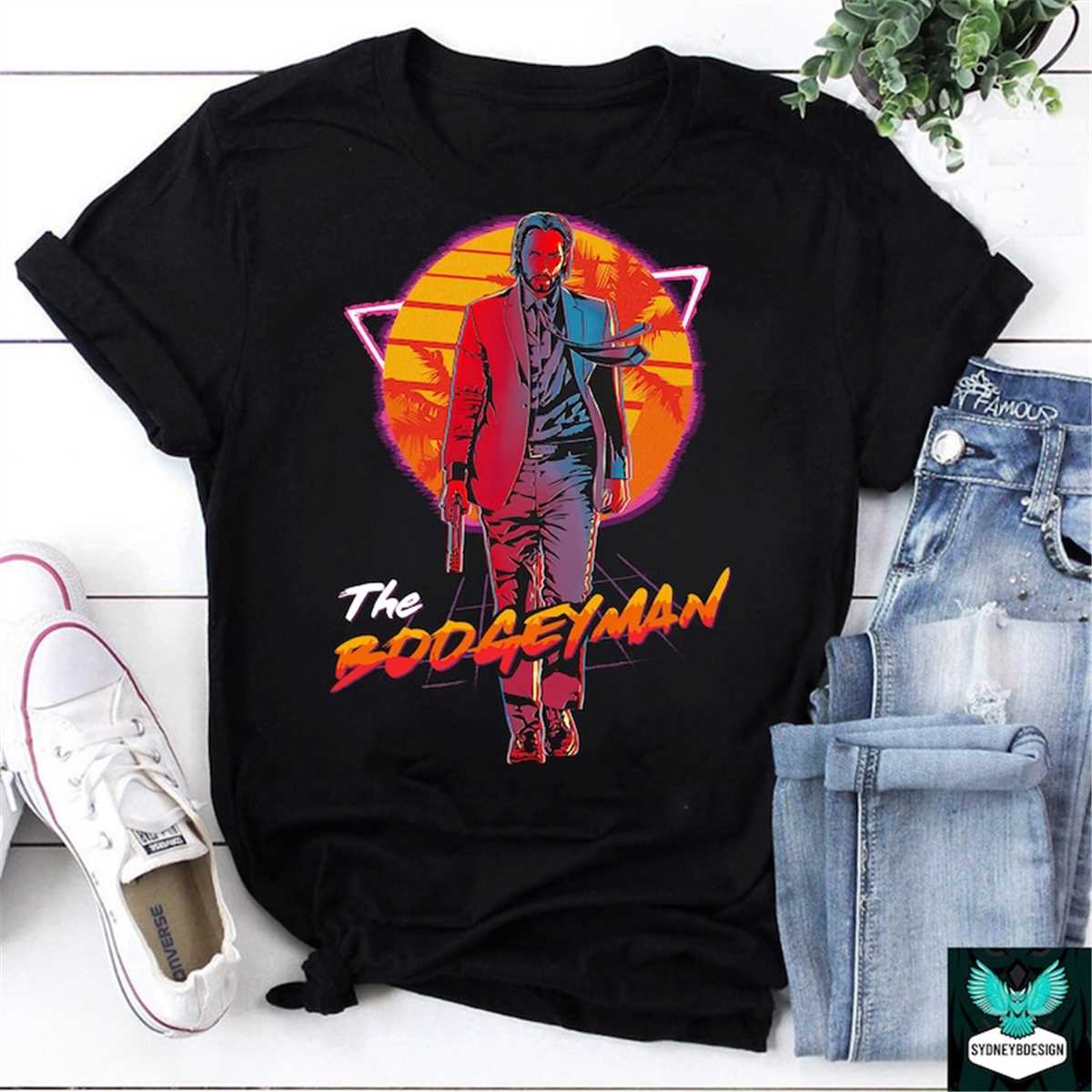 The Boogeyman Keanu Reeves Retro Vintage T-Shirt, Keanu Reev | Inspire ...