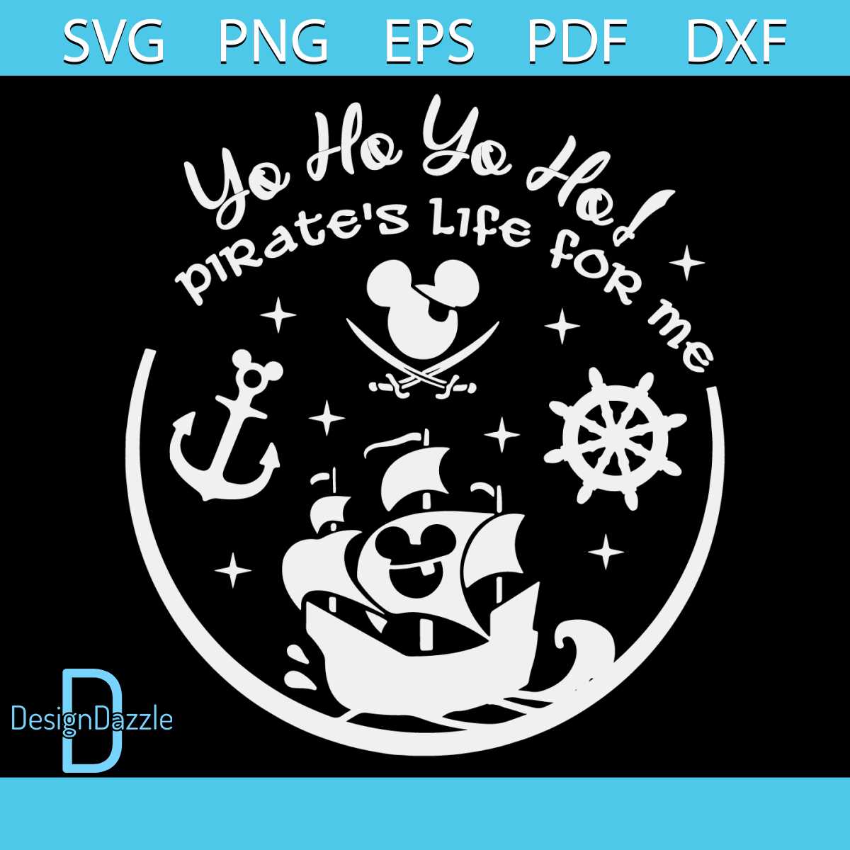 Yo Ho Yo Ho A Pirates Life For Me SVG Disney Pirate SVG Desi | Inspire ...