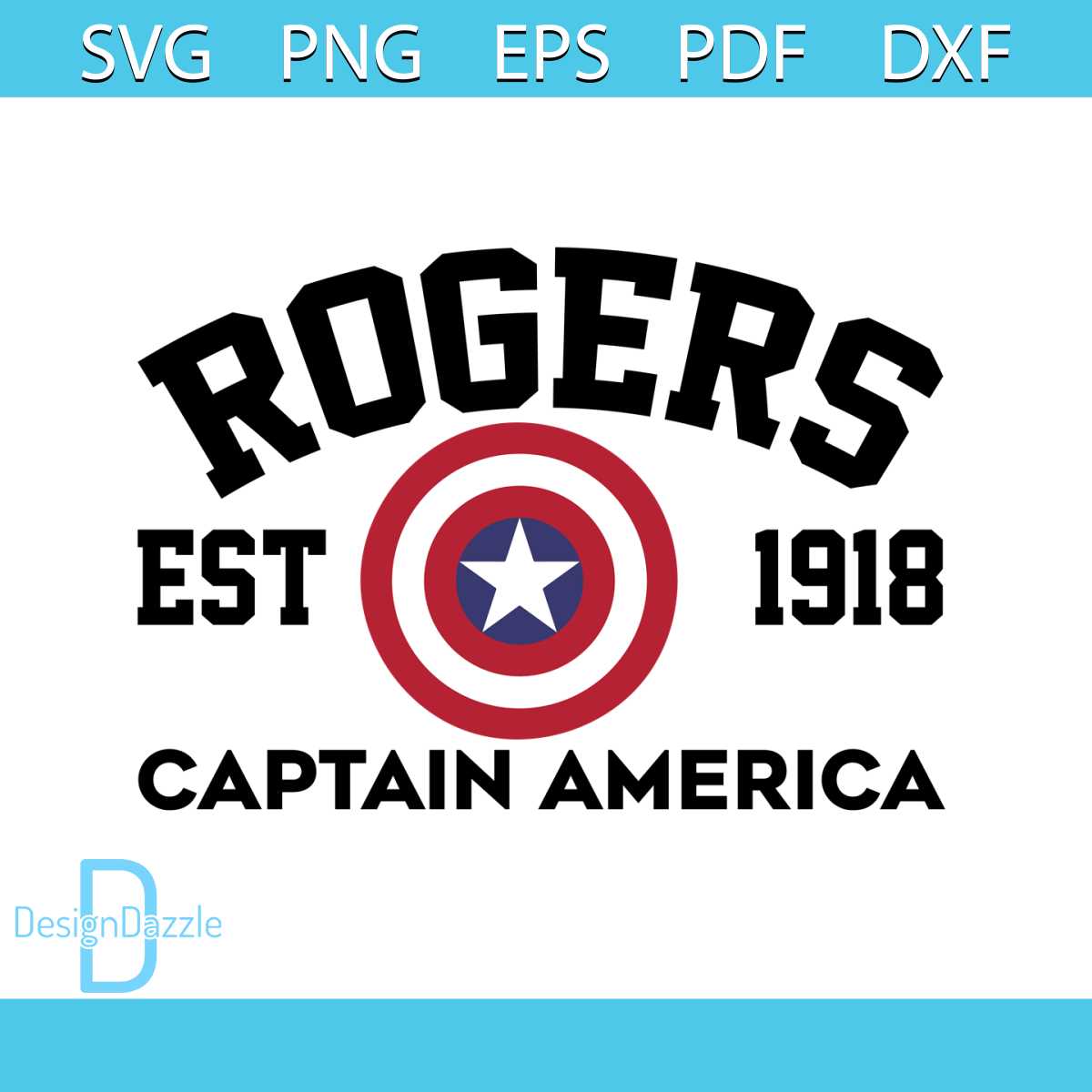 Barnes And Rogers SVG Captain America SVG Cricut For Files D | Inspire ...