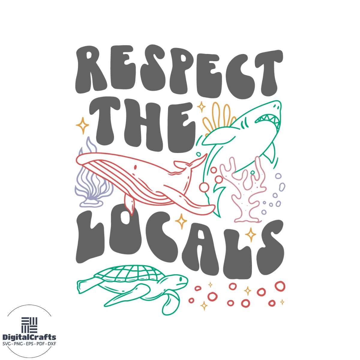 Respect The Local SVG Aesthetic SVG Cricut For Files Design | Inspire ...