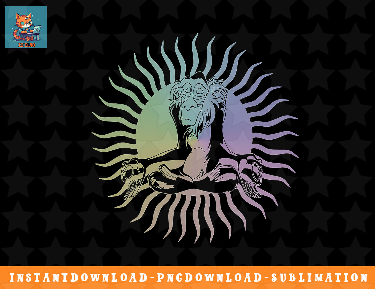 Disney The Lion King Radiant Rafiki png, sublimation, digita | Inspire ...