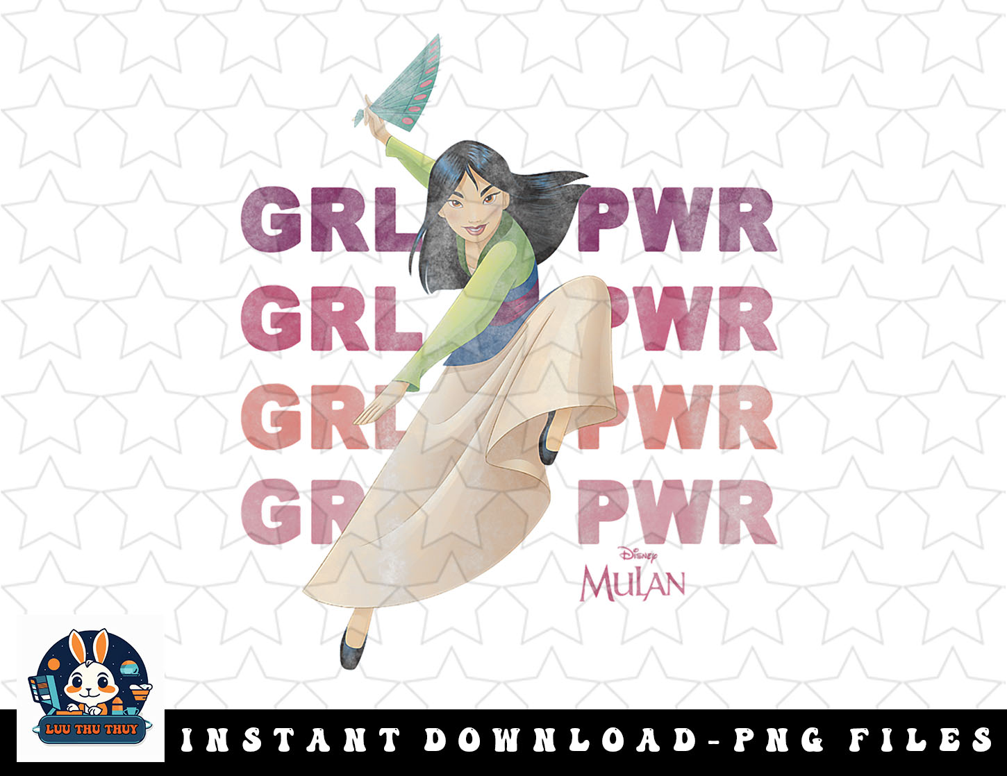 Disney Mulan Mulan Fan Fighting Action Girl Power png, subli | Inspire ...