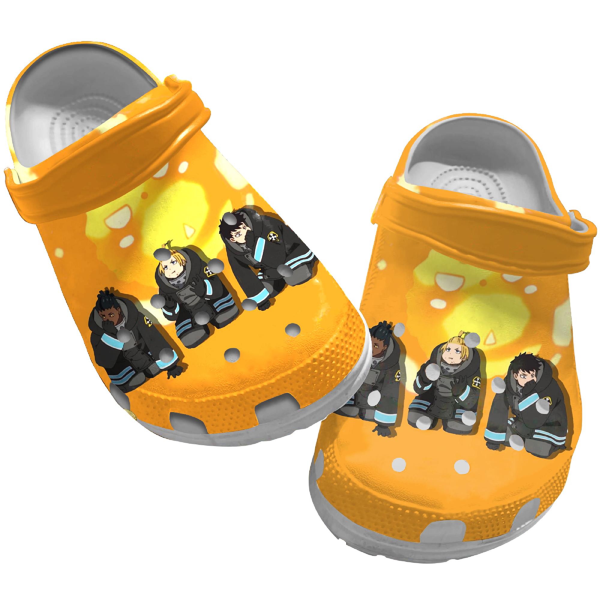 Yamamoto Fire Anime Clogs Shoes Animes Most Ferocious Fire Users | NERD ...