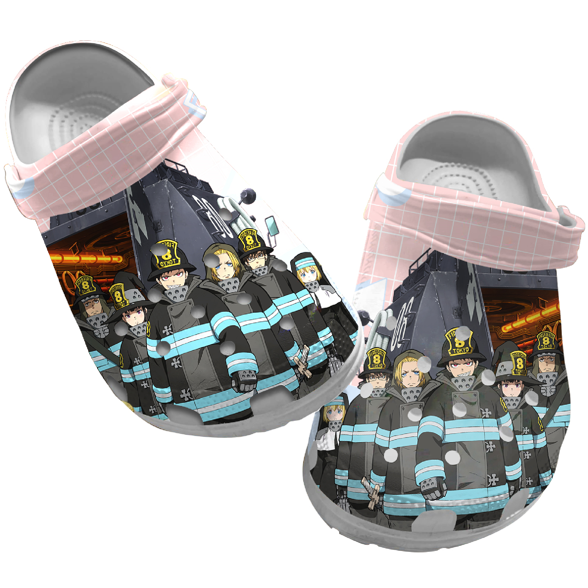 Fire Force Crocs, Fire Force Clog Shoes Unisex, Anime Crocs, | Inspire ...
