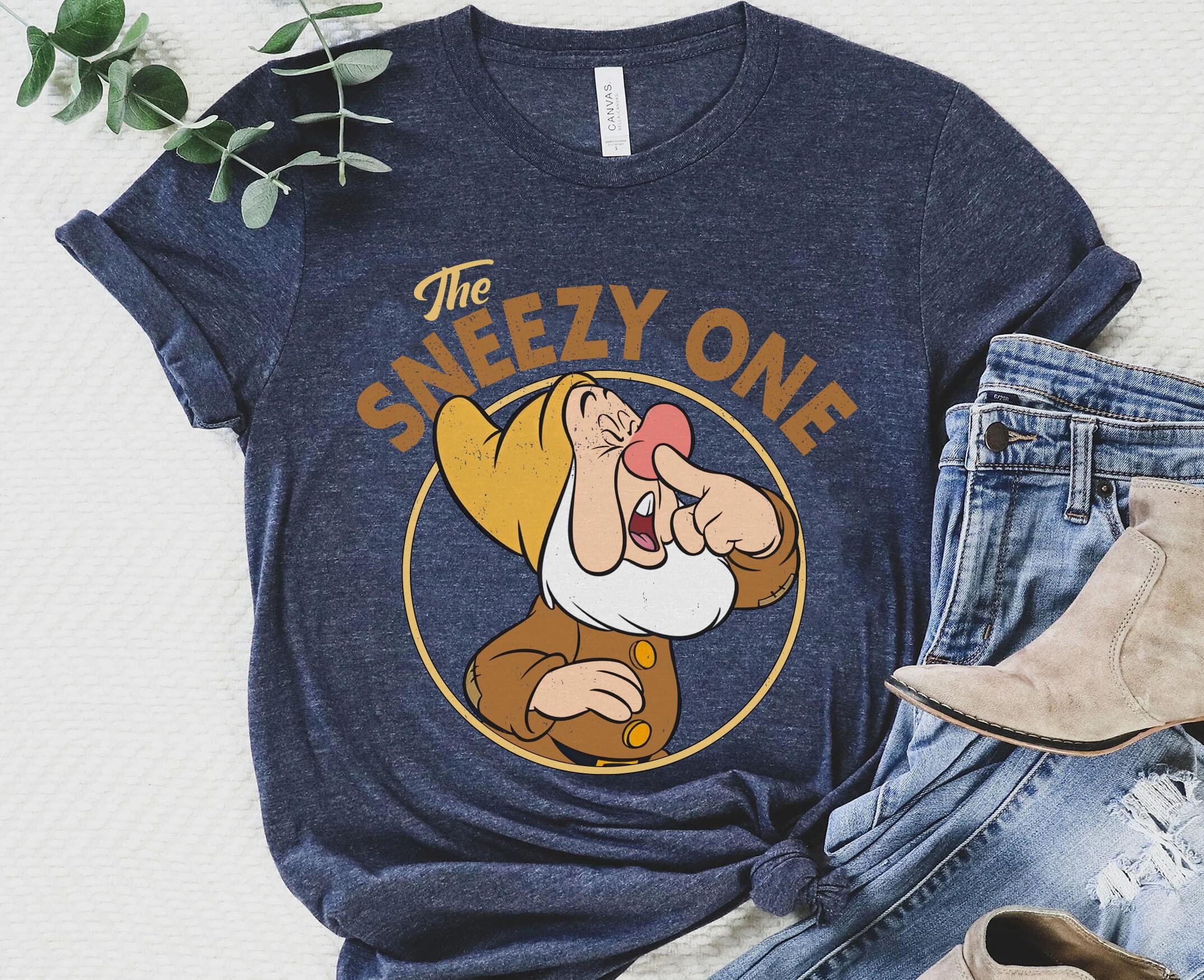 The Sneezy One Snow White And Seven Dwarfs Shirt, Sneezy Dwa | Inspire ...