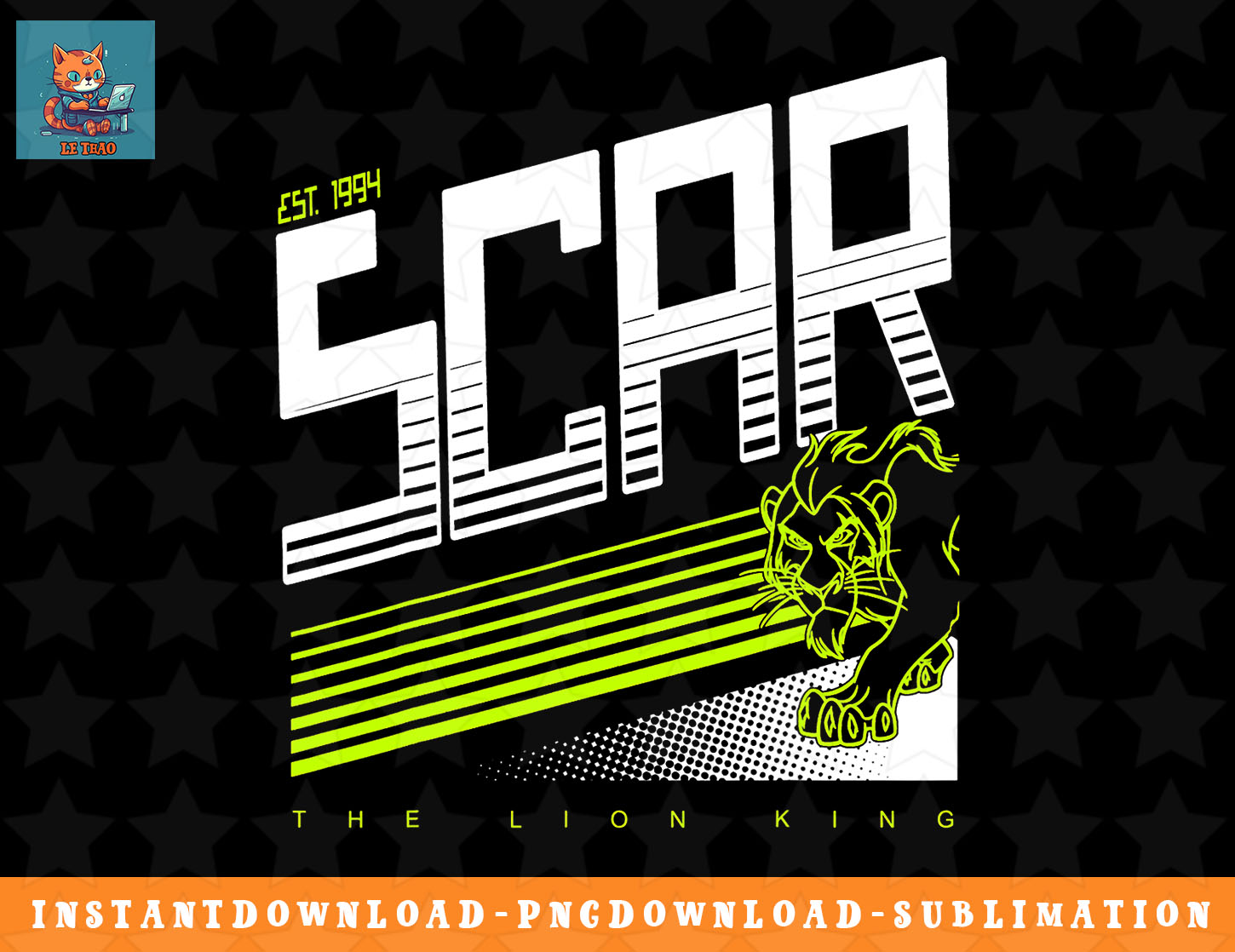 Disney The Lion King Scar Outline png, sublimation, digital | Inspire ...