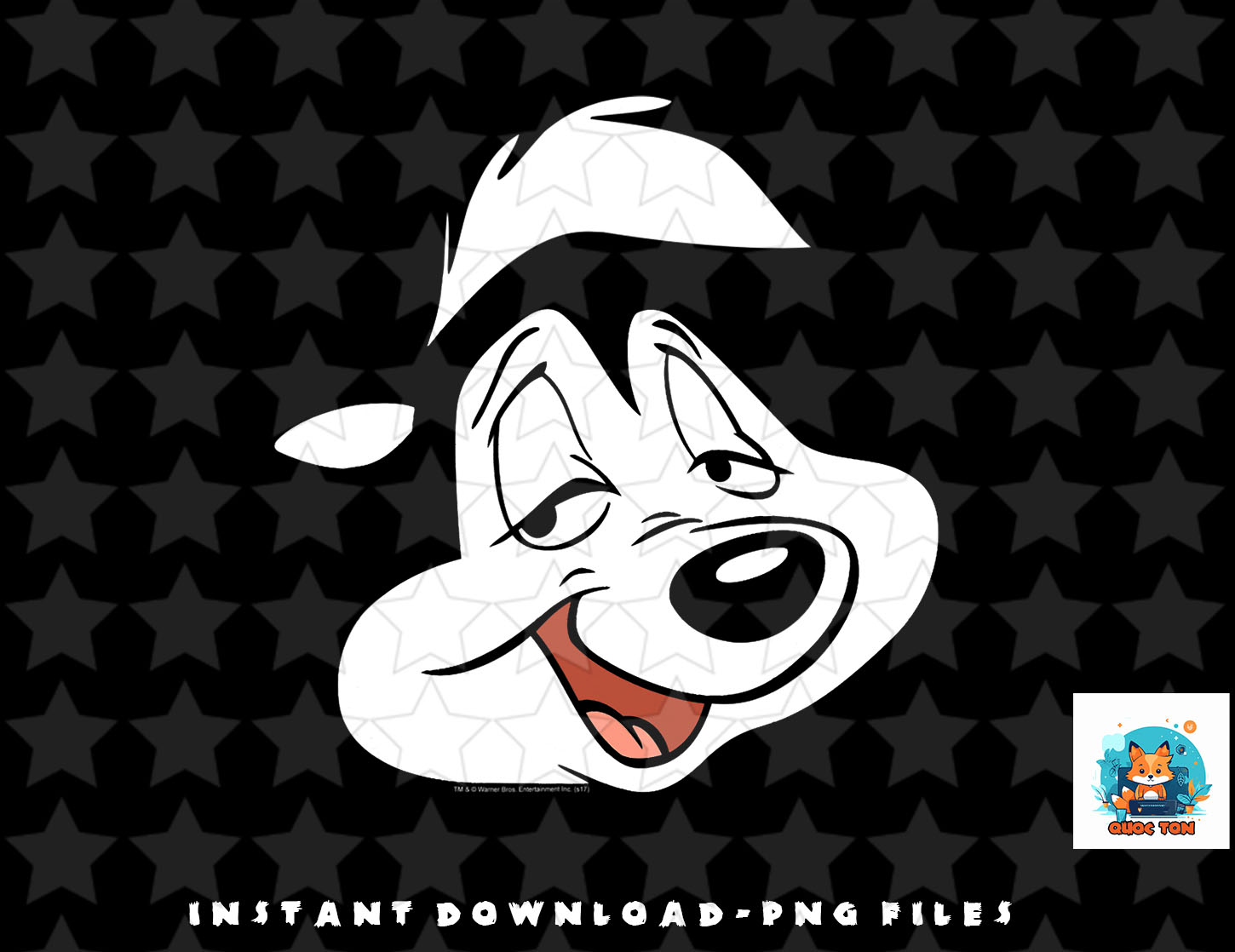 Looney Tunes Pepe Face png, sublimation, digital download - Inspire Uplift