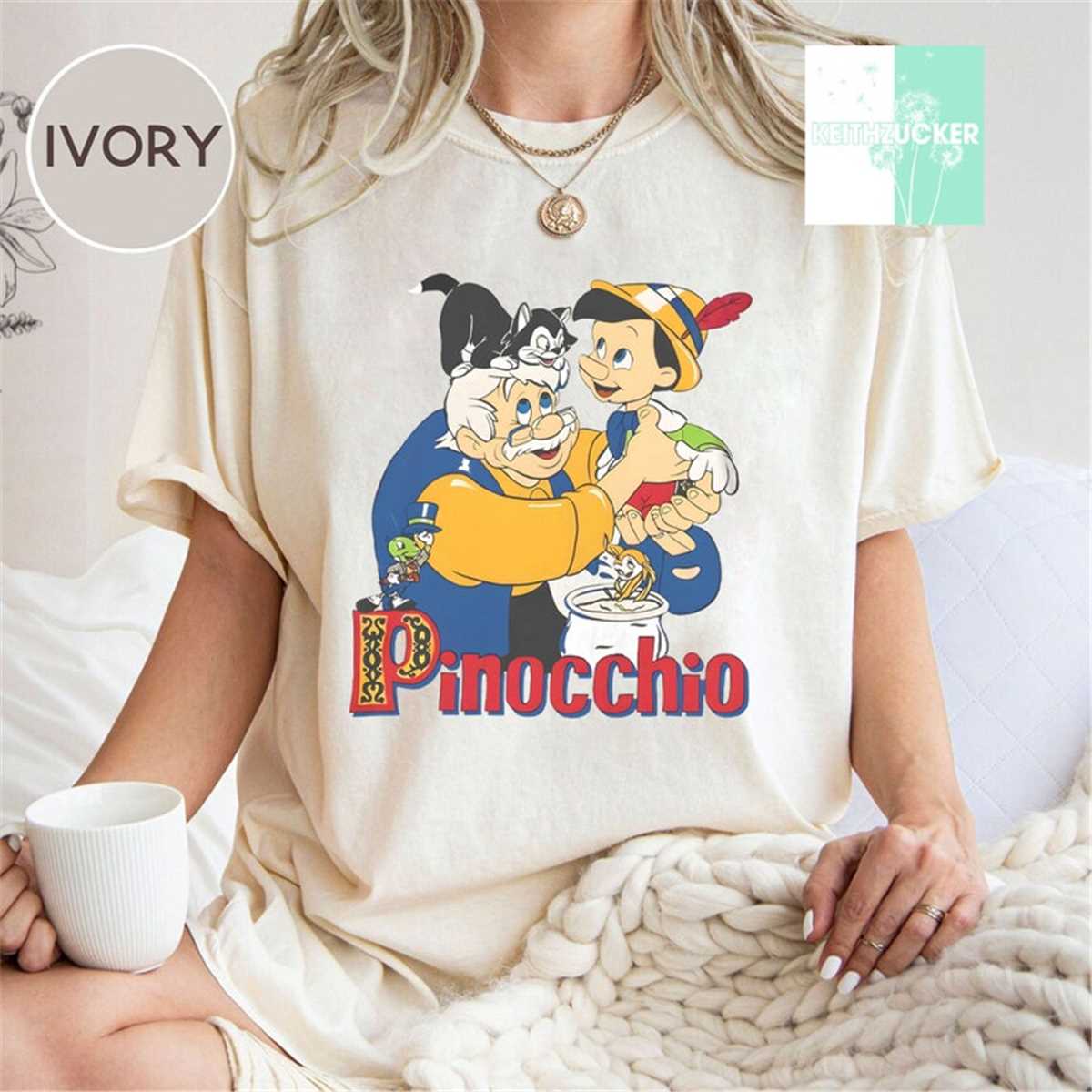 Comfort Colors Pinocchio Vintage Movie Characters Group Shot - Inspire ...