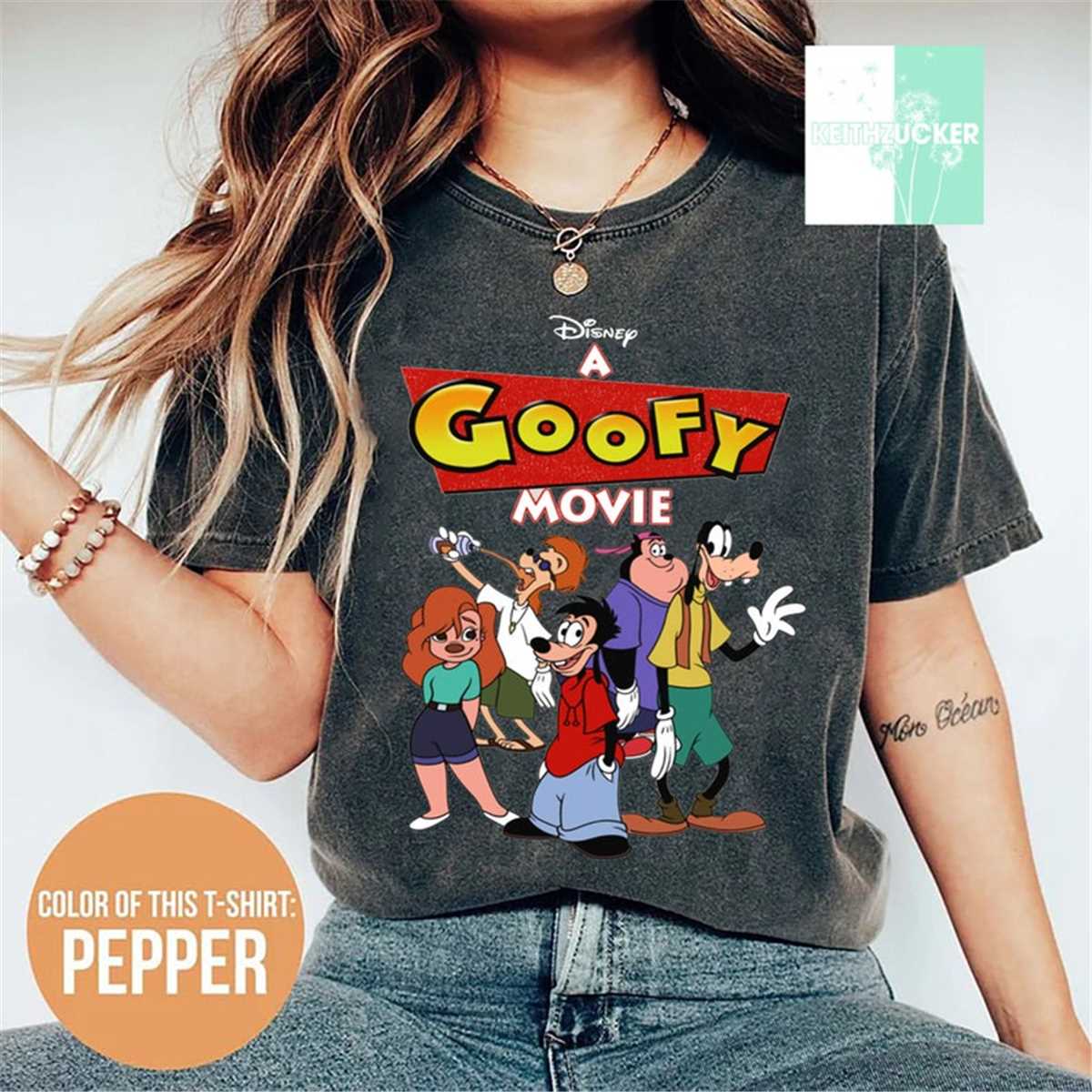 Comfort Colors Disney A Goofy Movie Group Shot Max Goofy Rox | Inspire ...