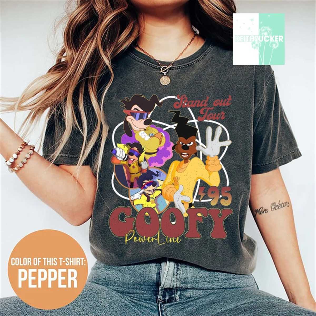 Powerline Stand Out Tour 95 Shirt, Vintage Goofy Movie Power | Inspire ...