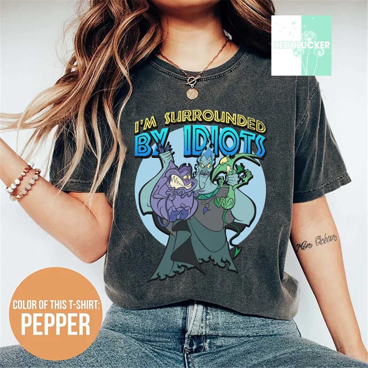 Comfort Colors Disney Hercules Hades Pain And Panic I'm Surr | Inspire ...