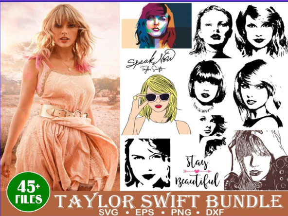 45 Files Taylor Swift Svg Bundle, Taylor Swift Svg, Country | Inspire ...