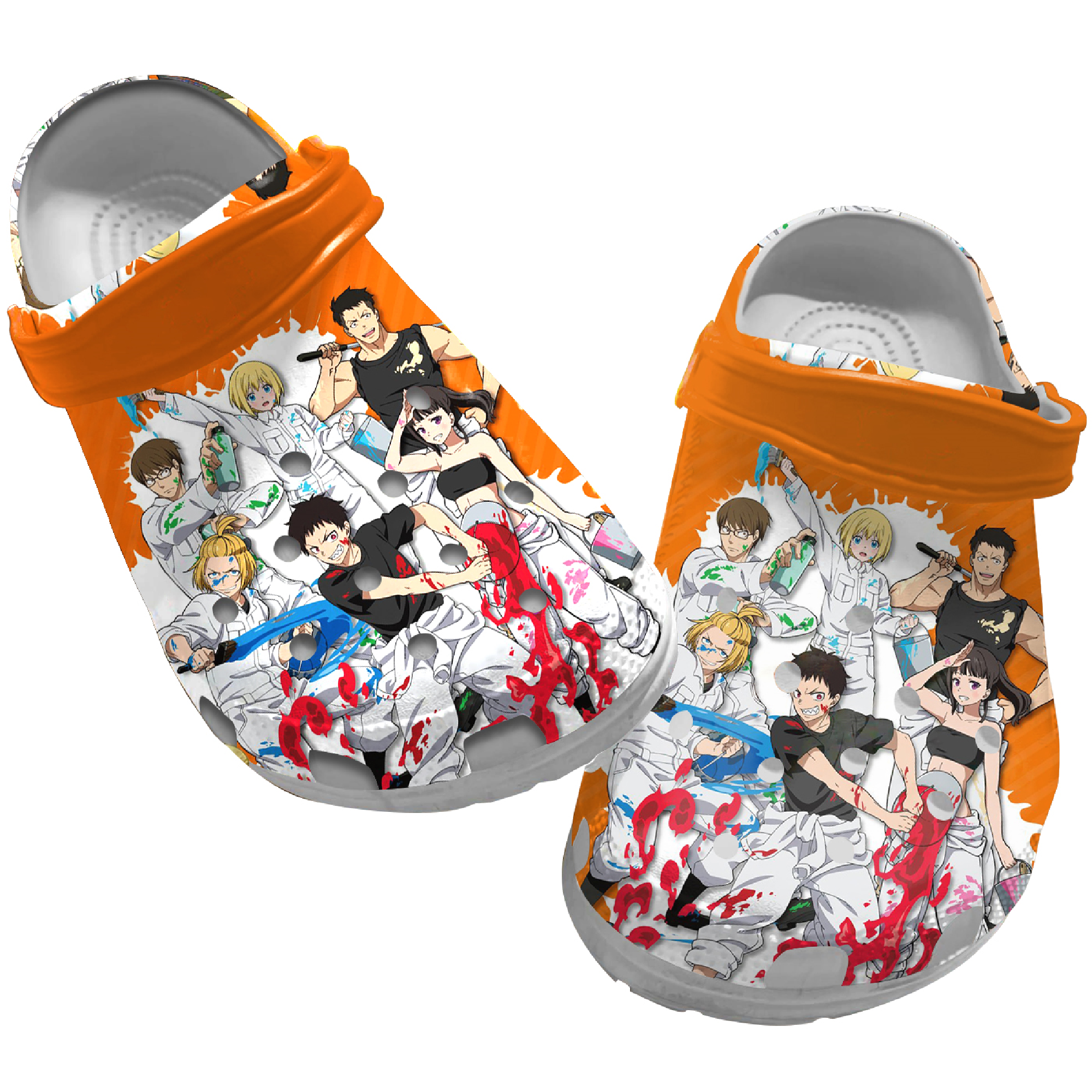 Anime Sandals, Fire Force Crocs, Fire Force Clog Shoes Unise | Inspire ...