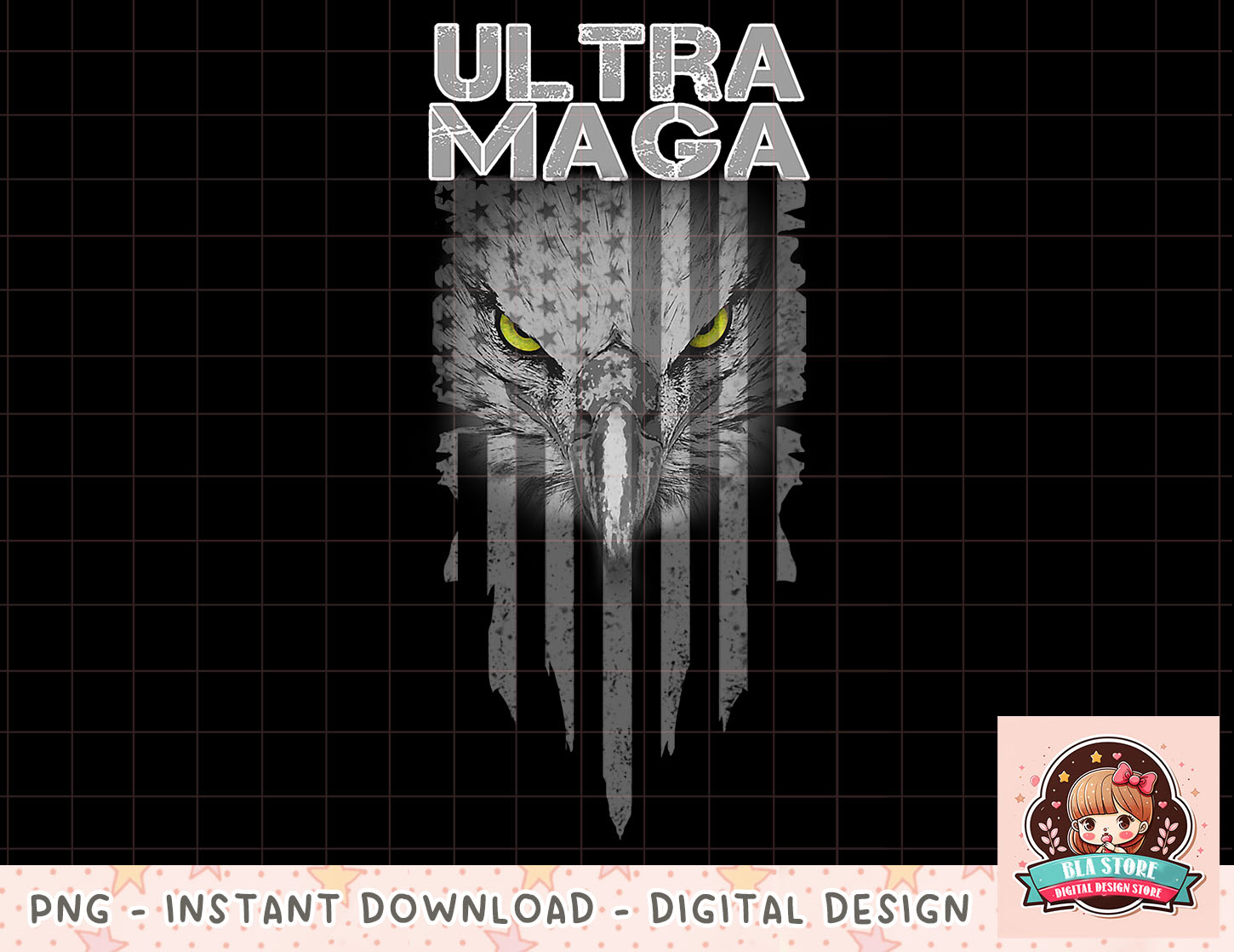 Ultra Mega Eagle American Flag 4th Of July Ultra Maga Design | Inspire ...