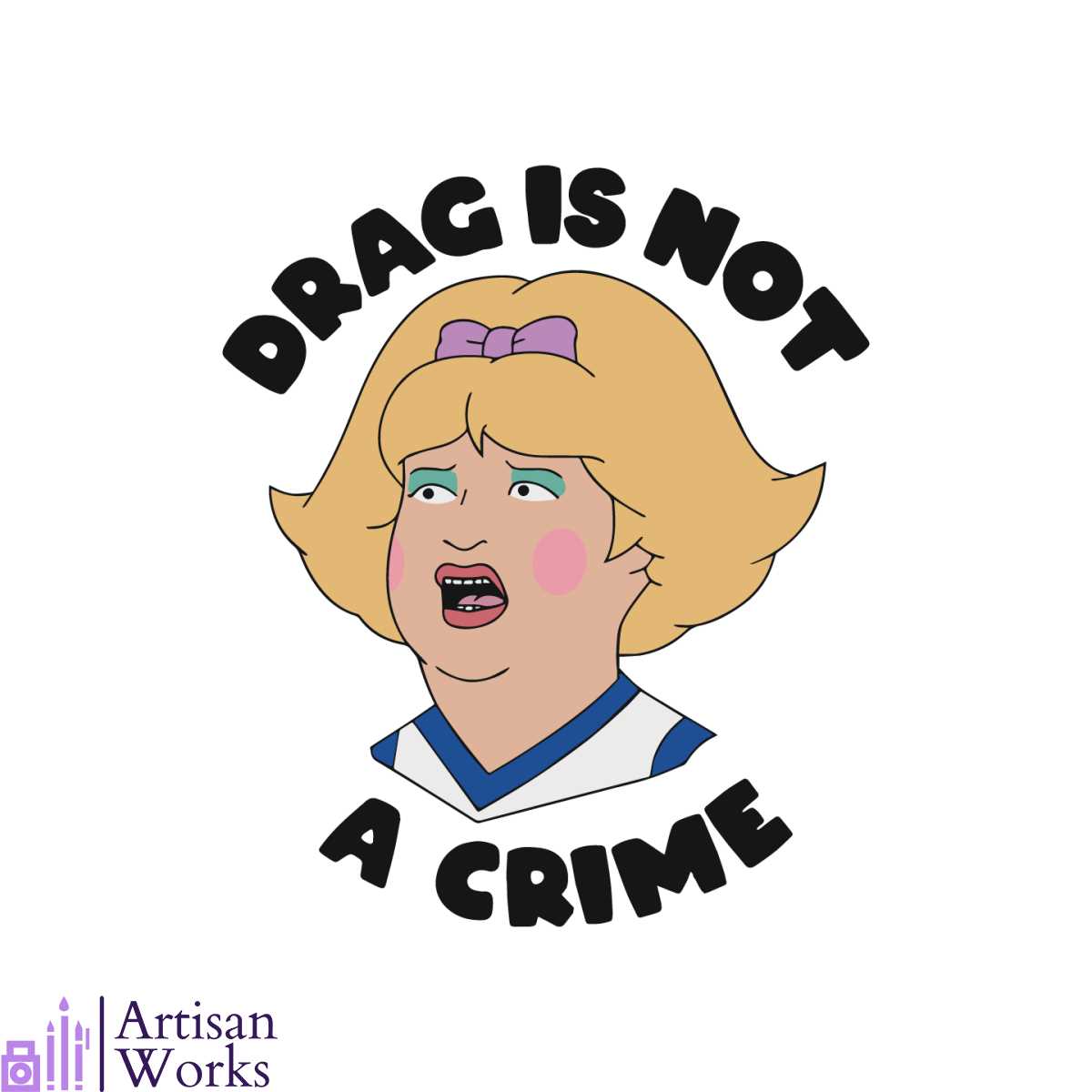 Funny Drag Is Not A Crime LGBTQ Rights SVG Cutting Digital F | Inspire ...