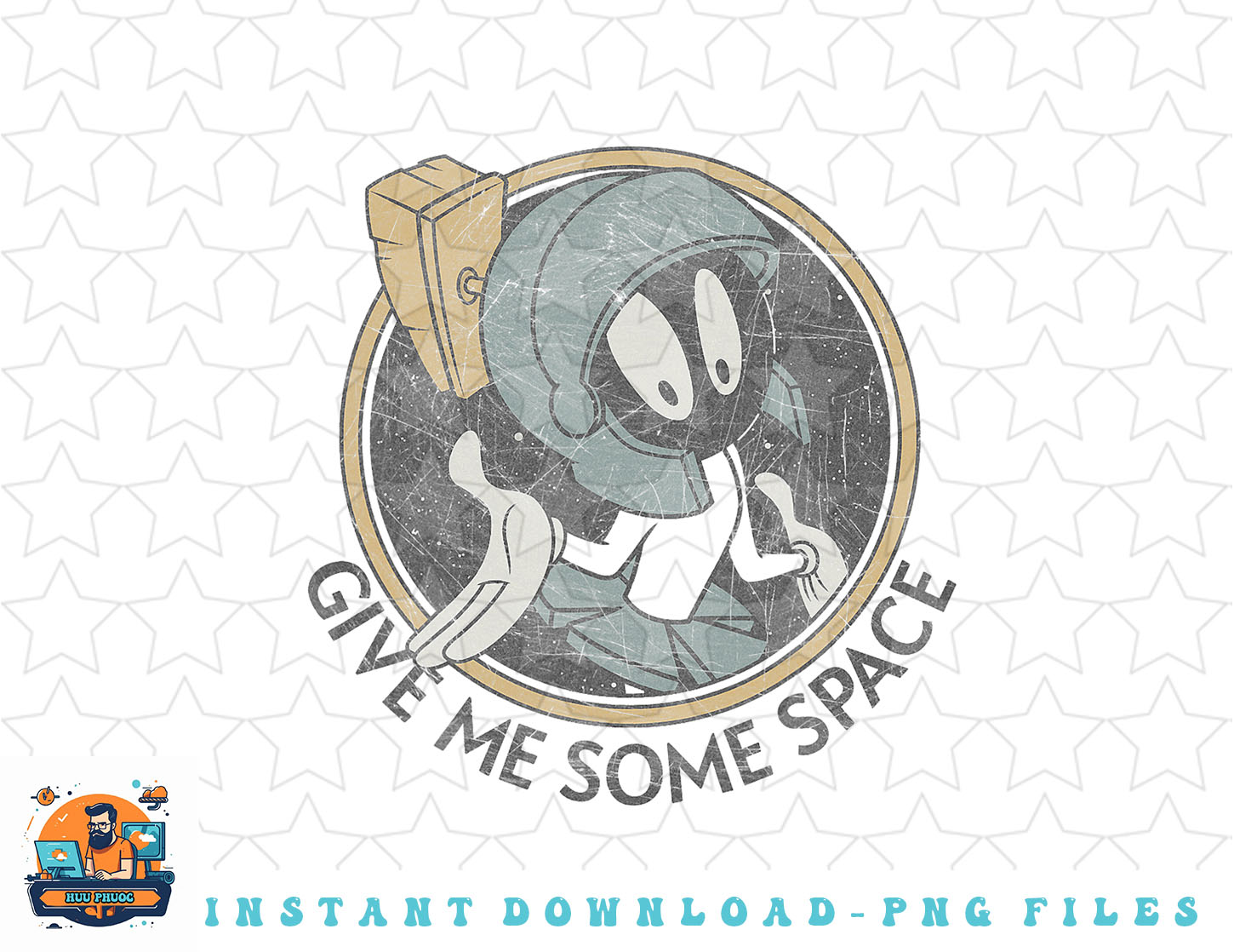 Looney Tunes Marvin The Martian Give Me Some Space Portrait - Inspire ...