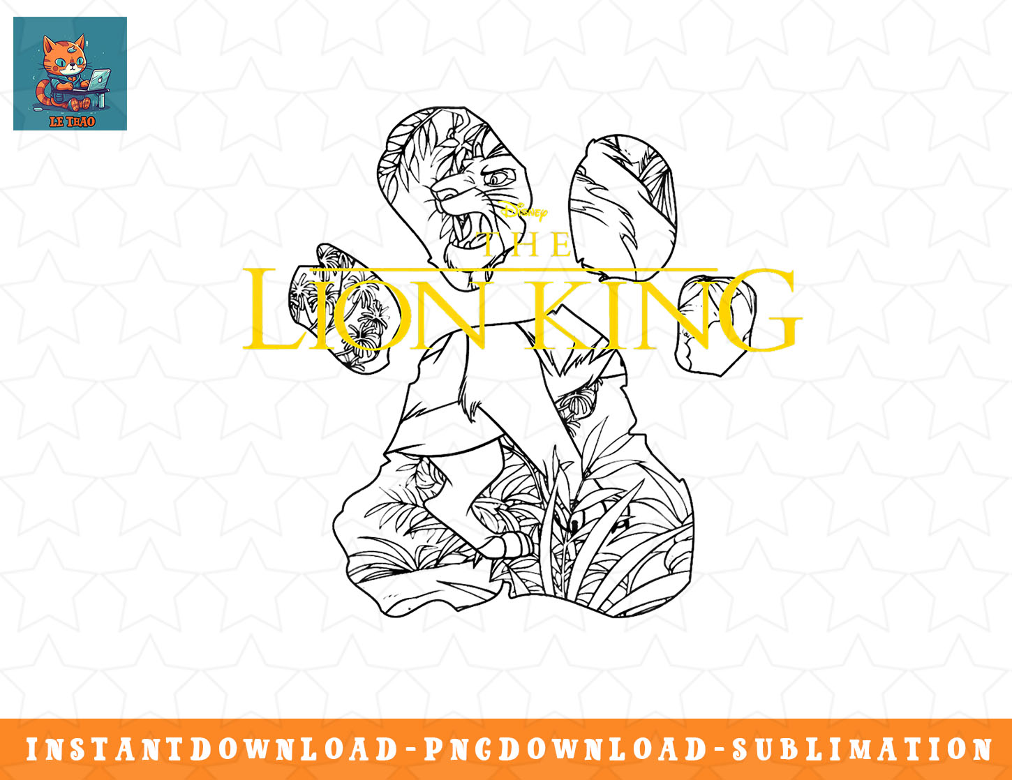 Disney The Lion King Simba Paw Print Title Logo png, sublima | Inspire ...