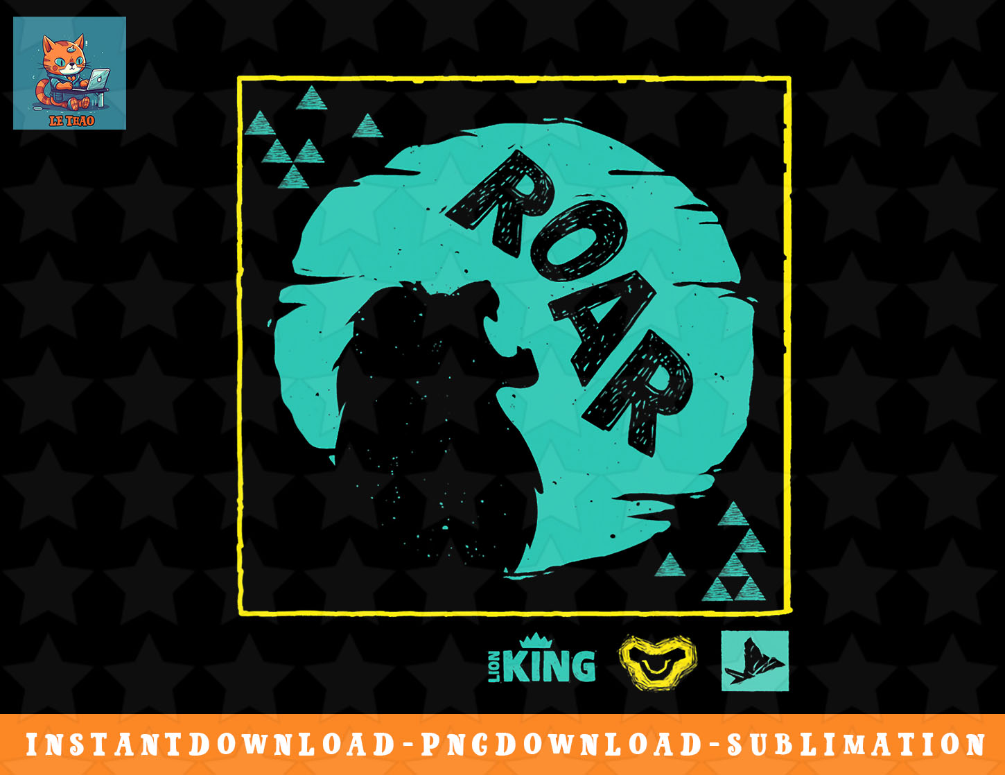 Disney The Lion King Simba Roar Live Action png, sublimation | Inspire ...