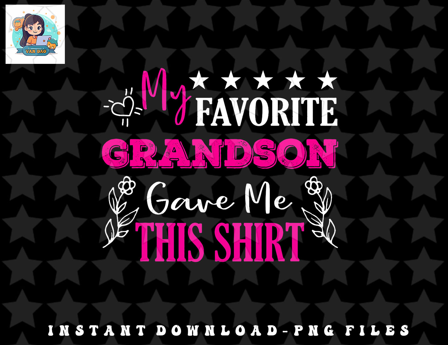My Favorite Grandson Gave Me This Shirt Gift Grandparents pn | Inspire Uplift