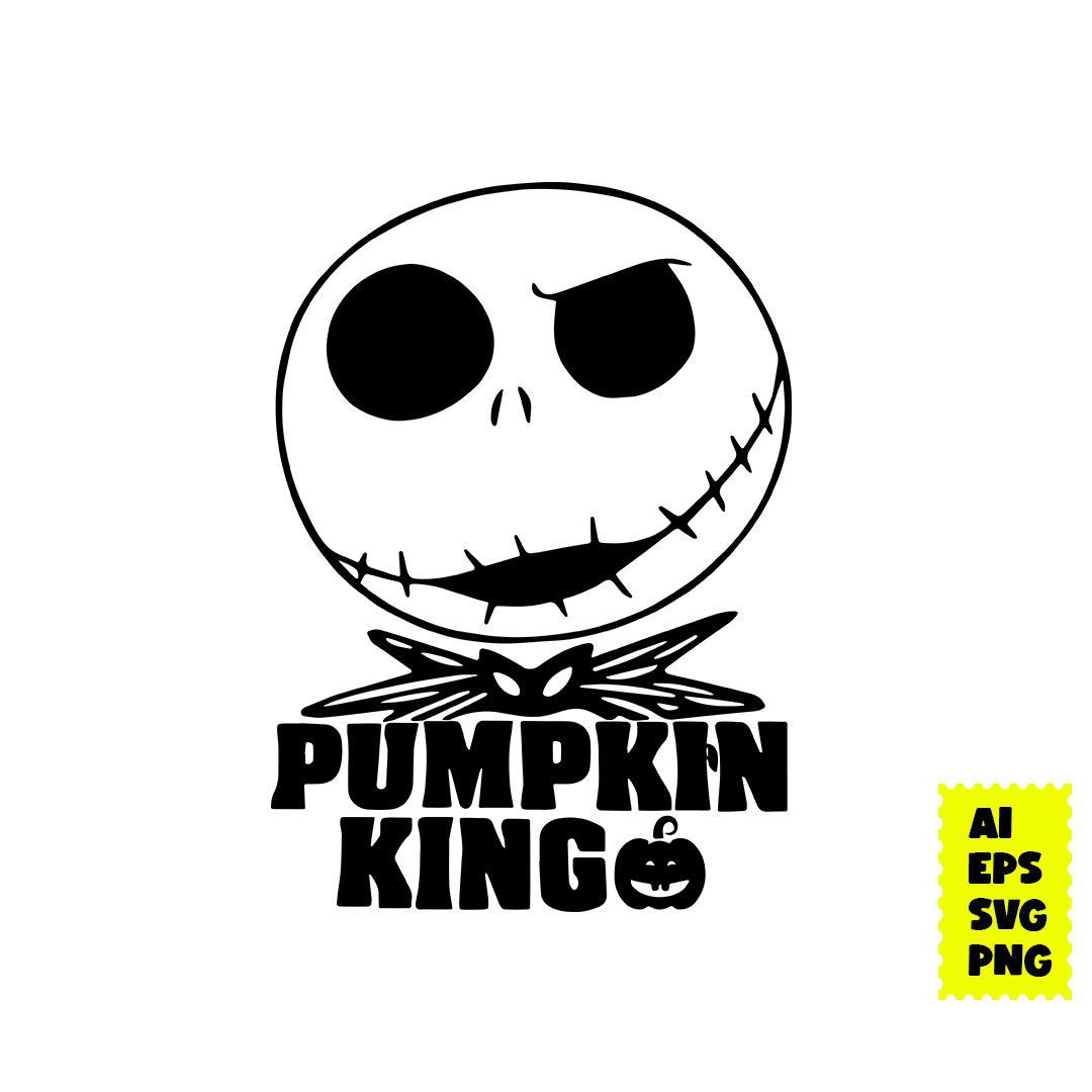 Jack Skellington Pumpkin King Pattern