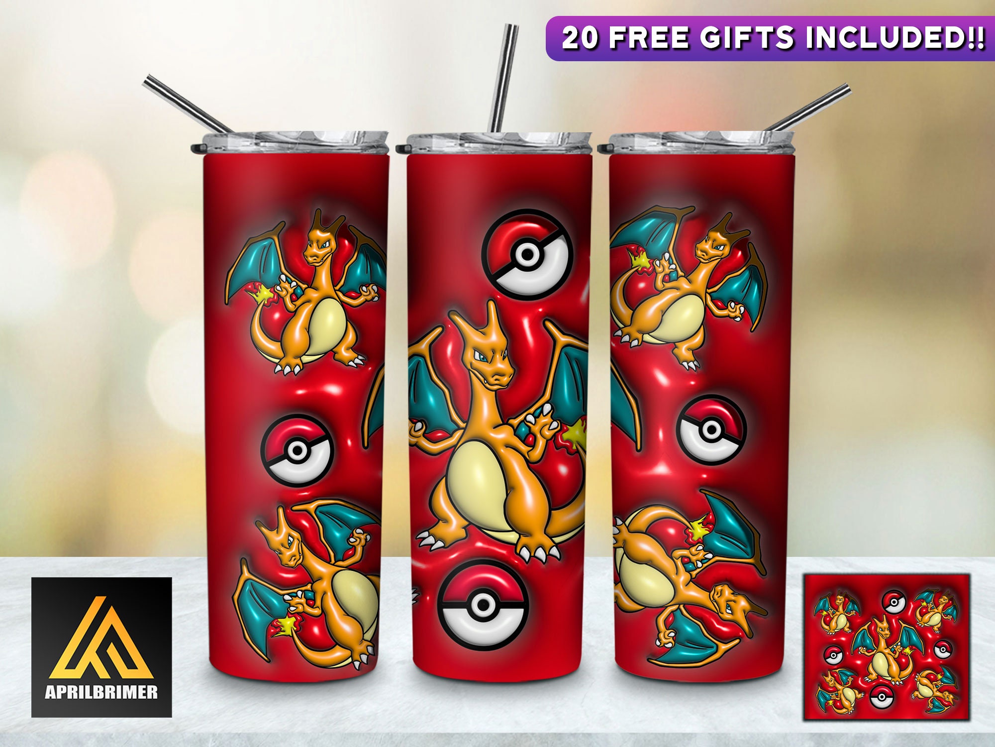 3d Inflatable Deer Target Tumbler, Inflated Tumbler, Inflate | Inspire ...