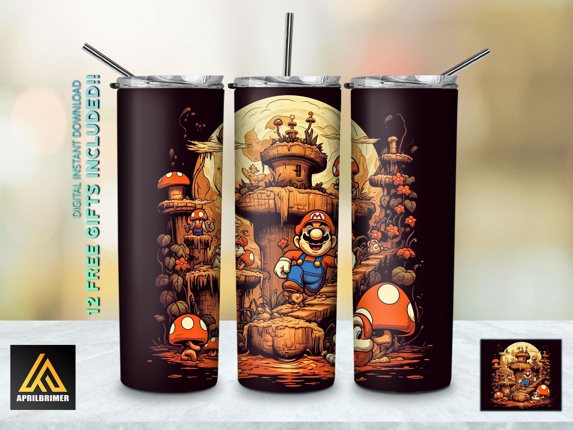 Video Game Character Statues Tumbler, Games Tumbler, Gaming | Inspire ...