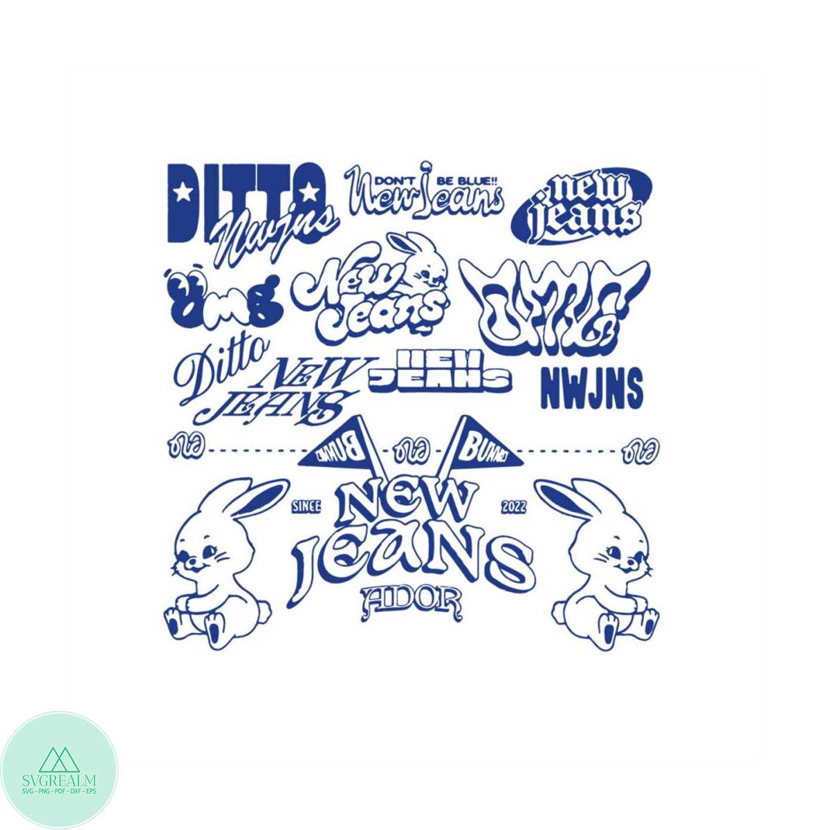 Newjeans Track List Album Newjeans Ditto SVG Graphic Designs - Inspire ...