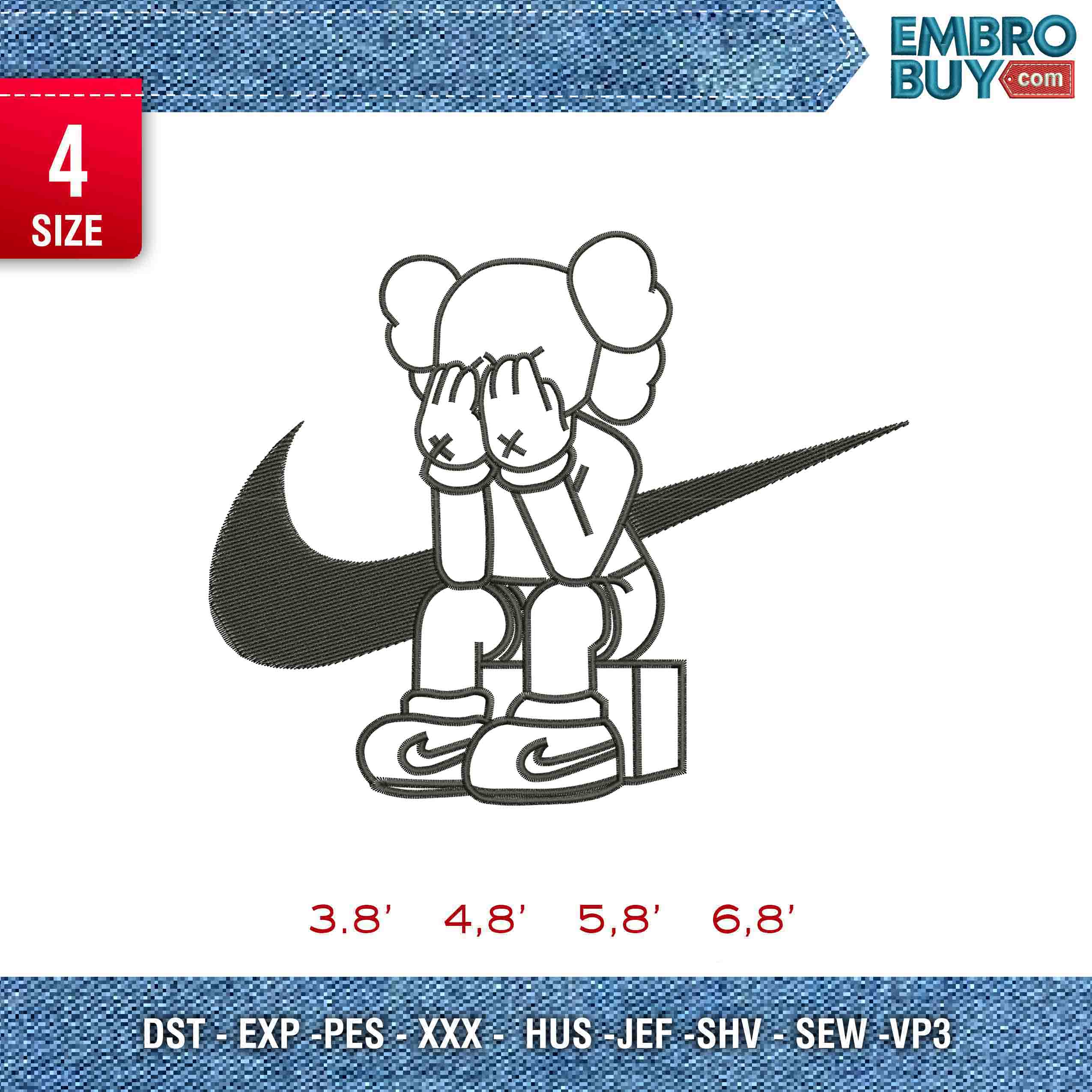 Swoosh Girl Cry / Nike Embroidery Design / Nike Design / Emb | Inspire ...