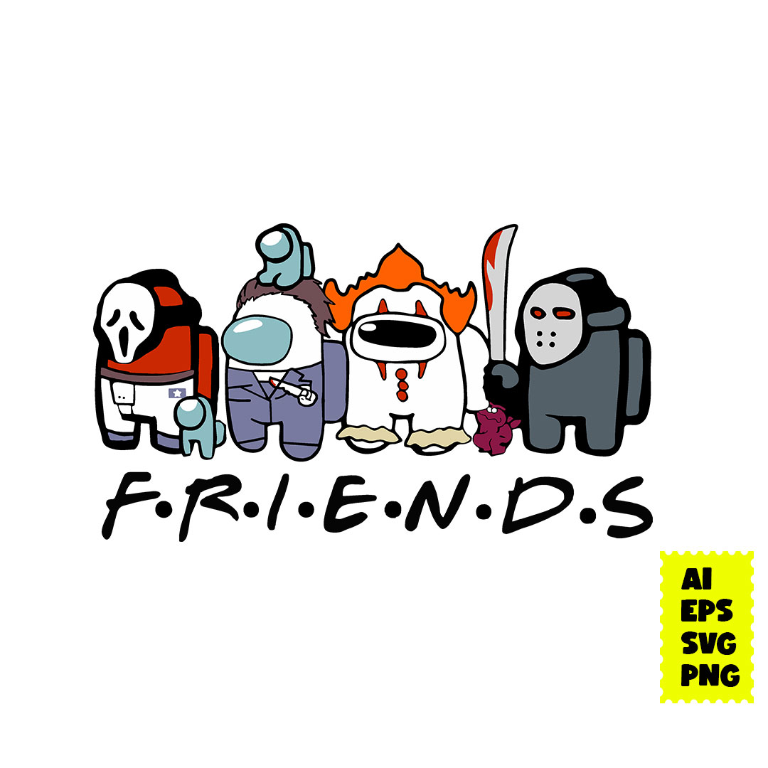 Among Us Svg, Ghostface Svg, Michael Myers Svg, Pennywise Sv - Inspire ...