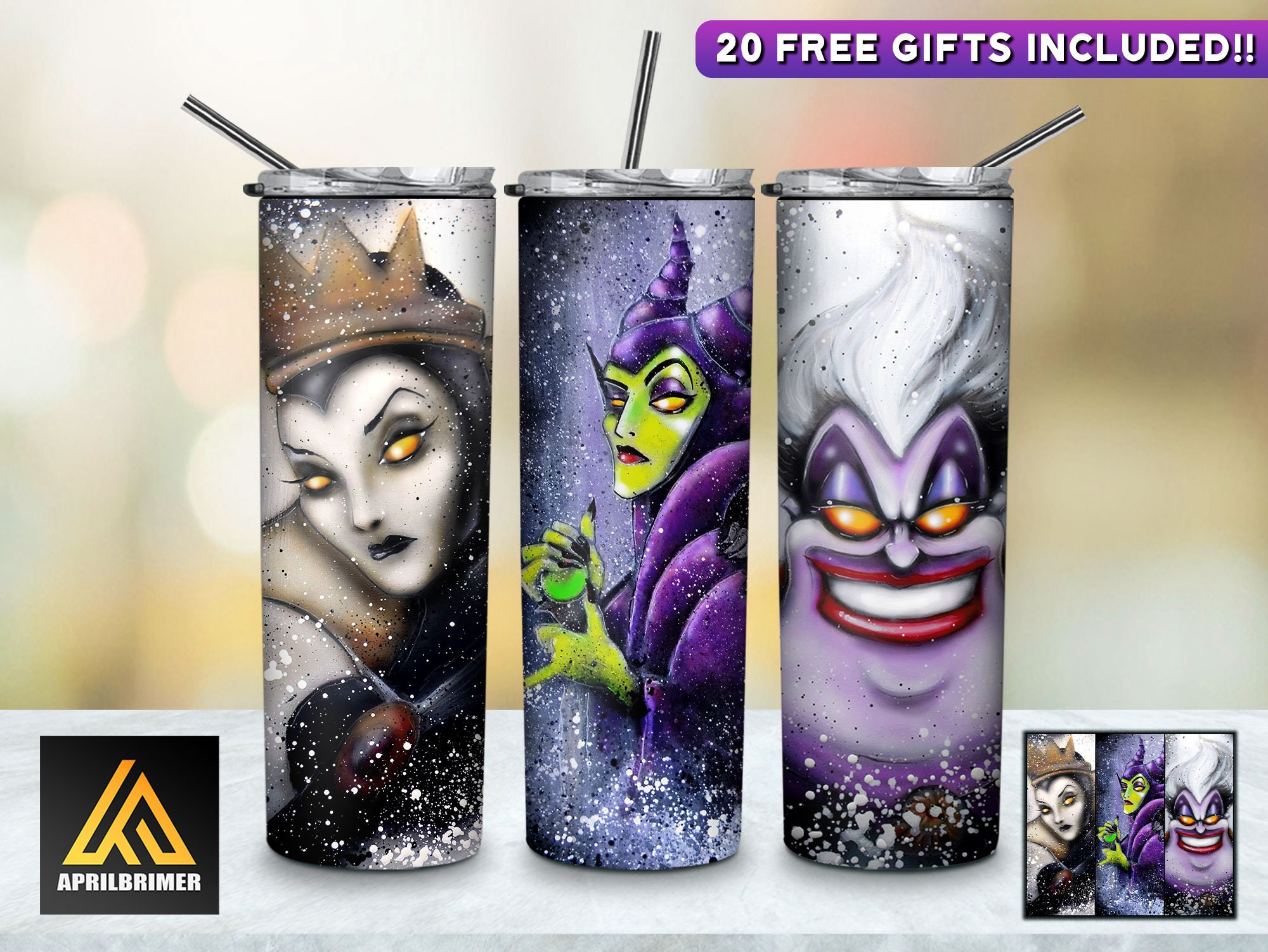 Movie Characters Tumbler, Movie Straighttapered Wrap Skinny | Inspire ...