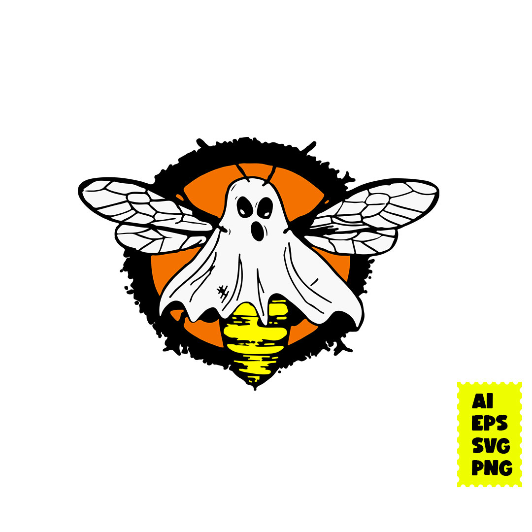 Boo Bee Ghost Spooky Svg, Ghost Svg, Bee Svg, Bee Ghost Svg, | Inspire ...