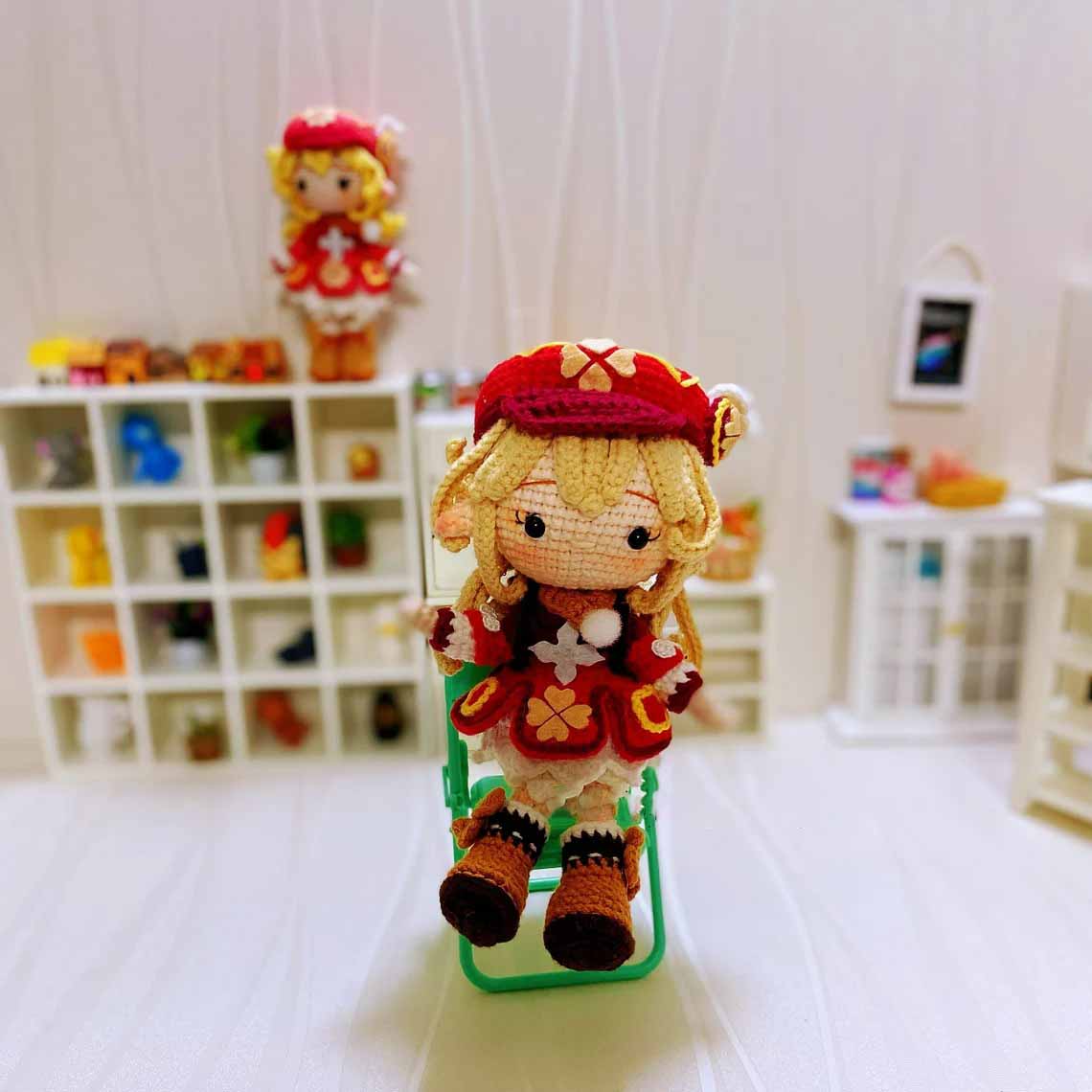 Klee Genshin Impact Amigurumi Pattern, Handmade Crochet Amig | Inspire ...