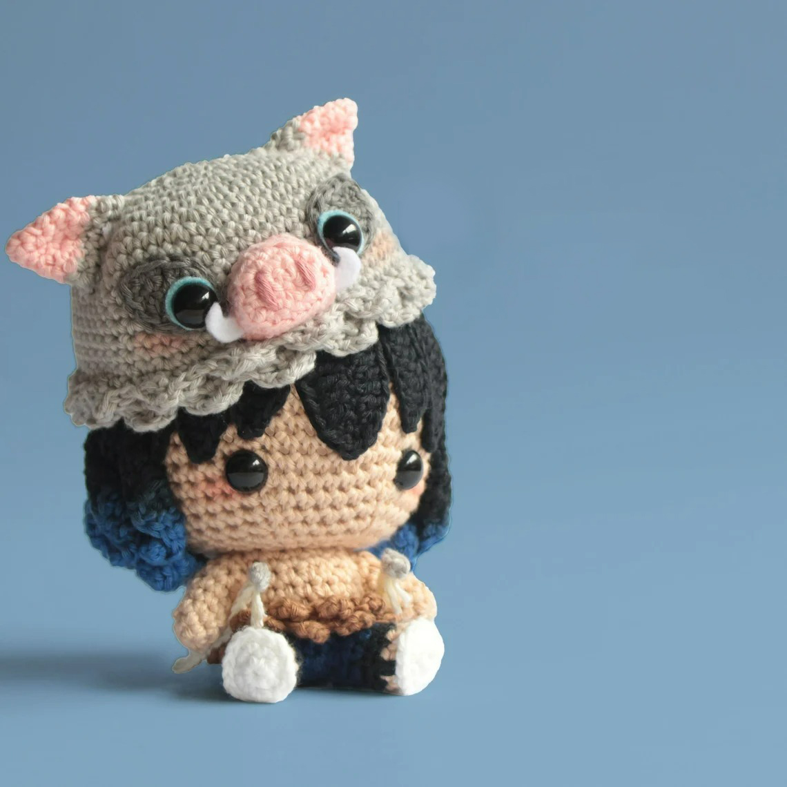 Inosuke Demon Slayer Amigurumi Pattern, Handmade Crochet Ami | Inspire ...