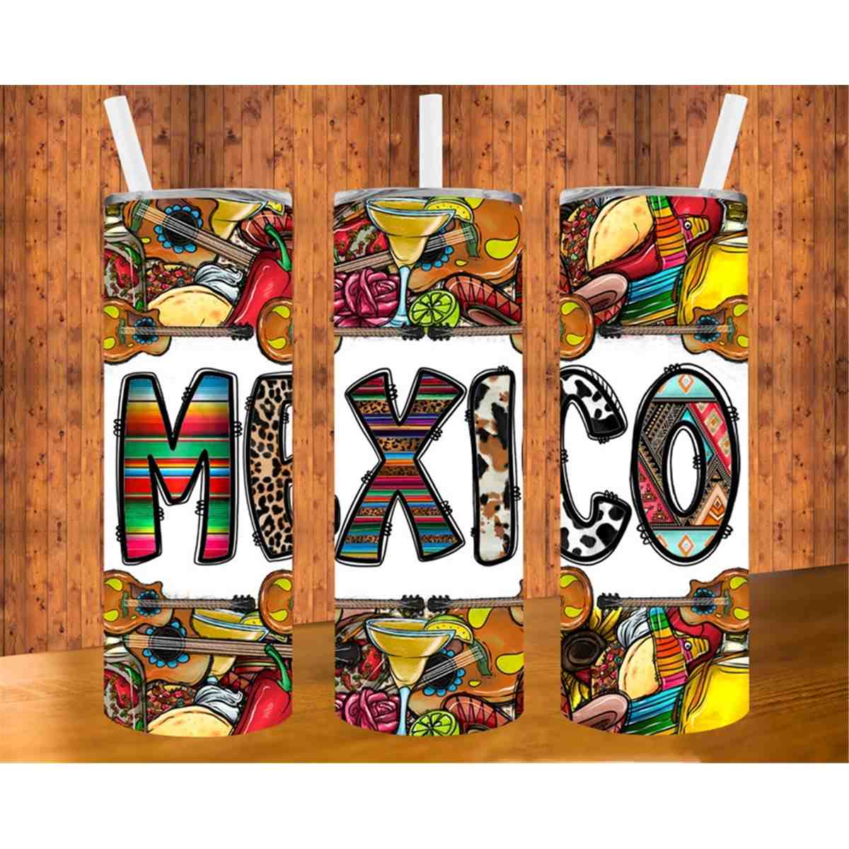 Mexico Tumbler Png, 20oz Skinny Tumbler Sublimation Designs, - Inspire ...