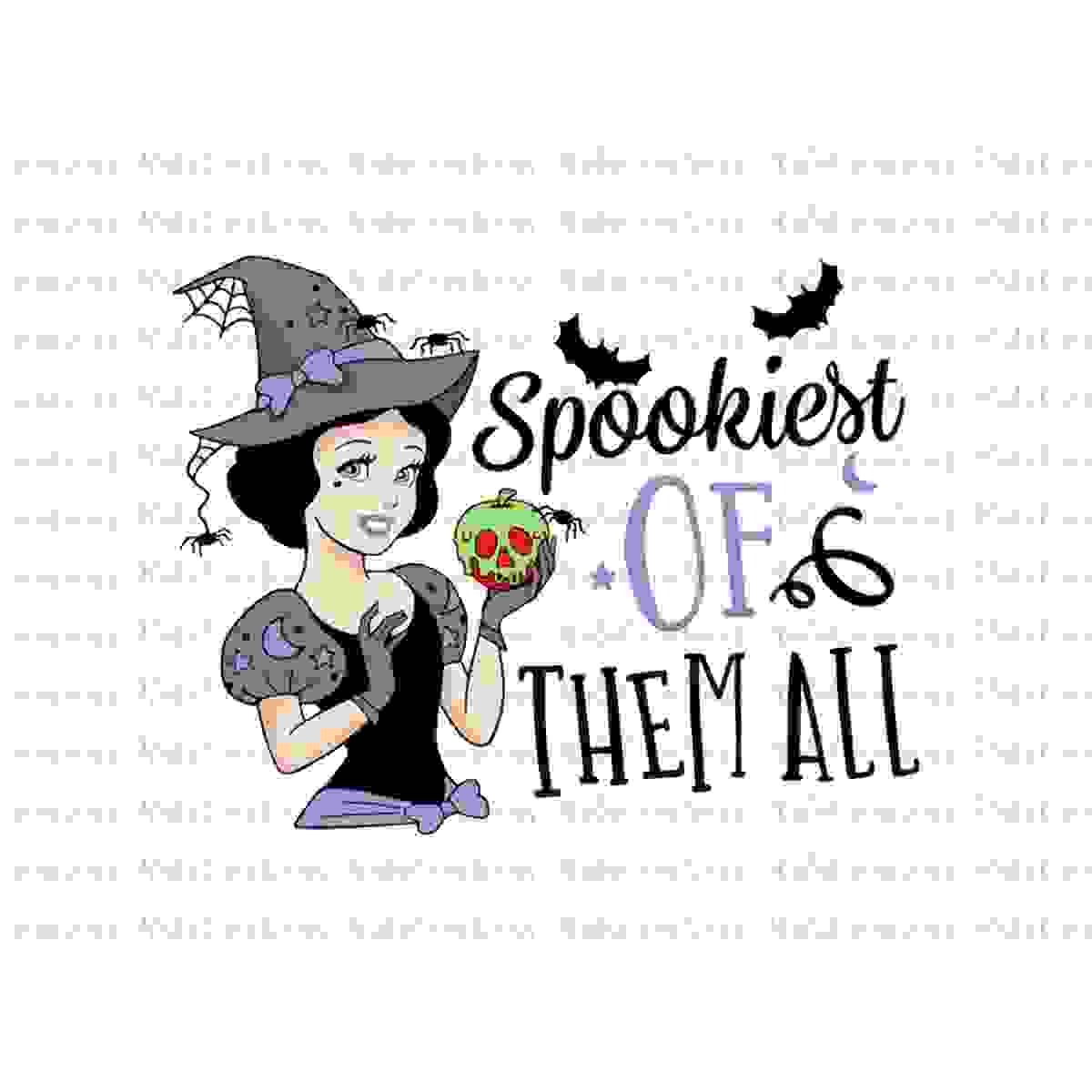 Spookiest Of Them All Svg, Halloween Svg, Princess Svg, Spoo - Inspire ...