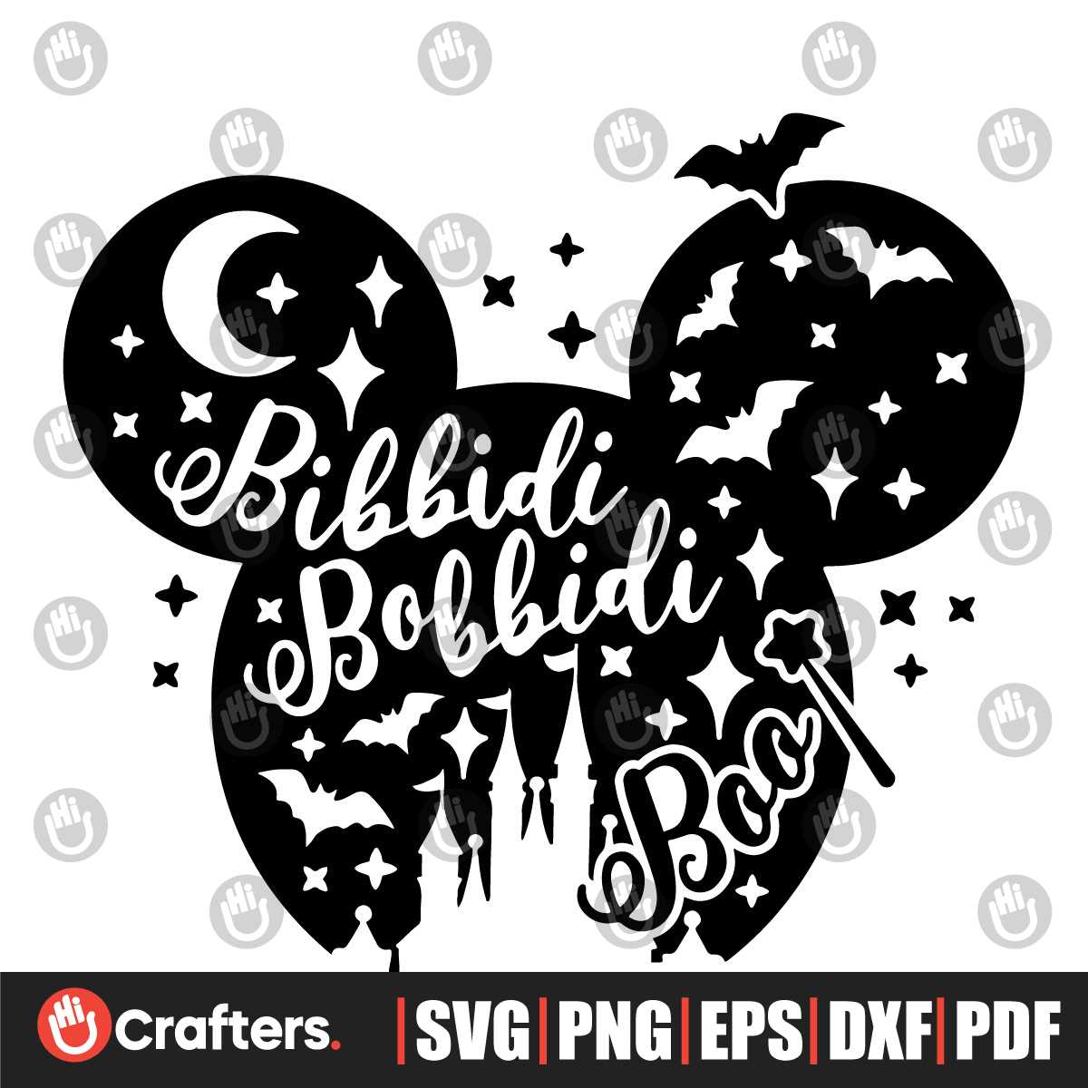 Disney Halloween Svg Bibbidi Bobbidi Boo Svg, Cut files, Svg | Inspire ...