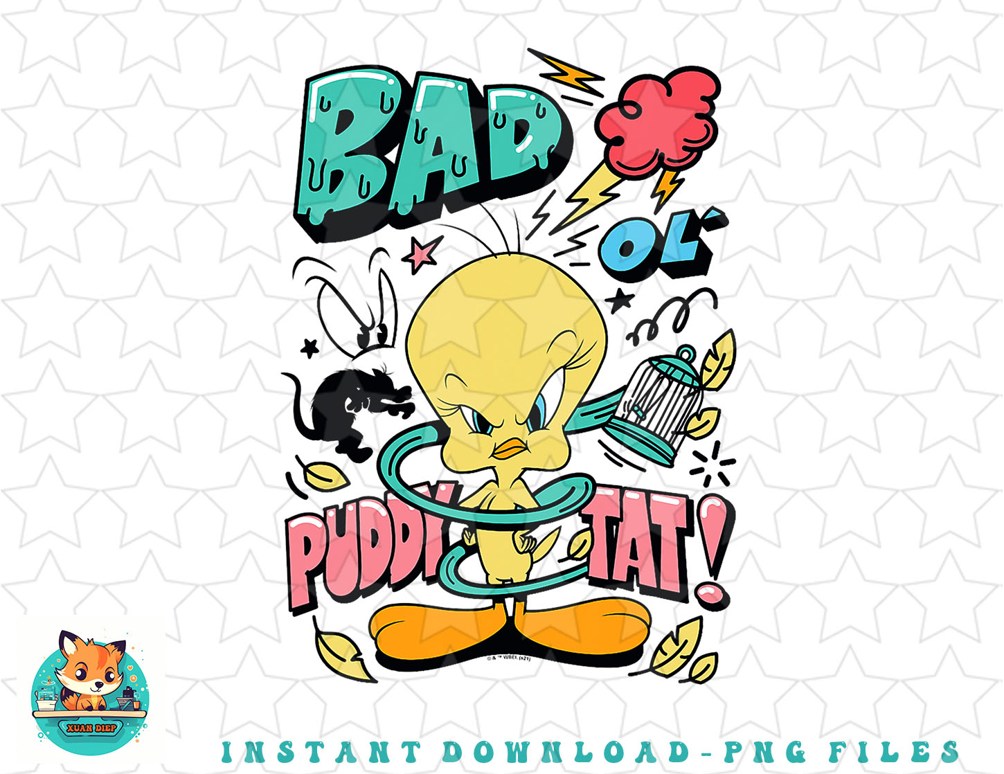 Looney Tunes Sassy Tweety png, sublimation, digital download - Inspire ...