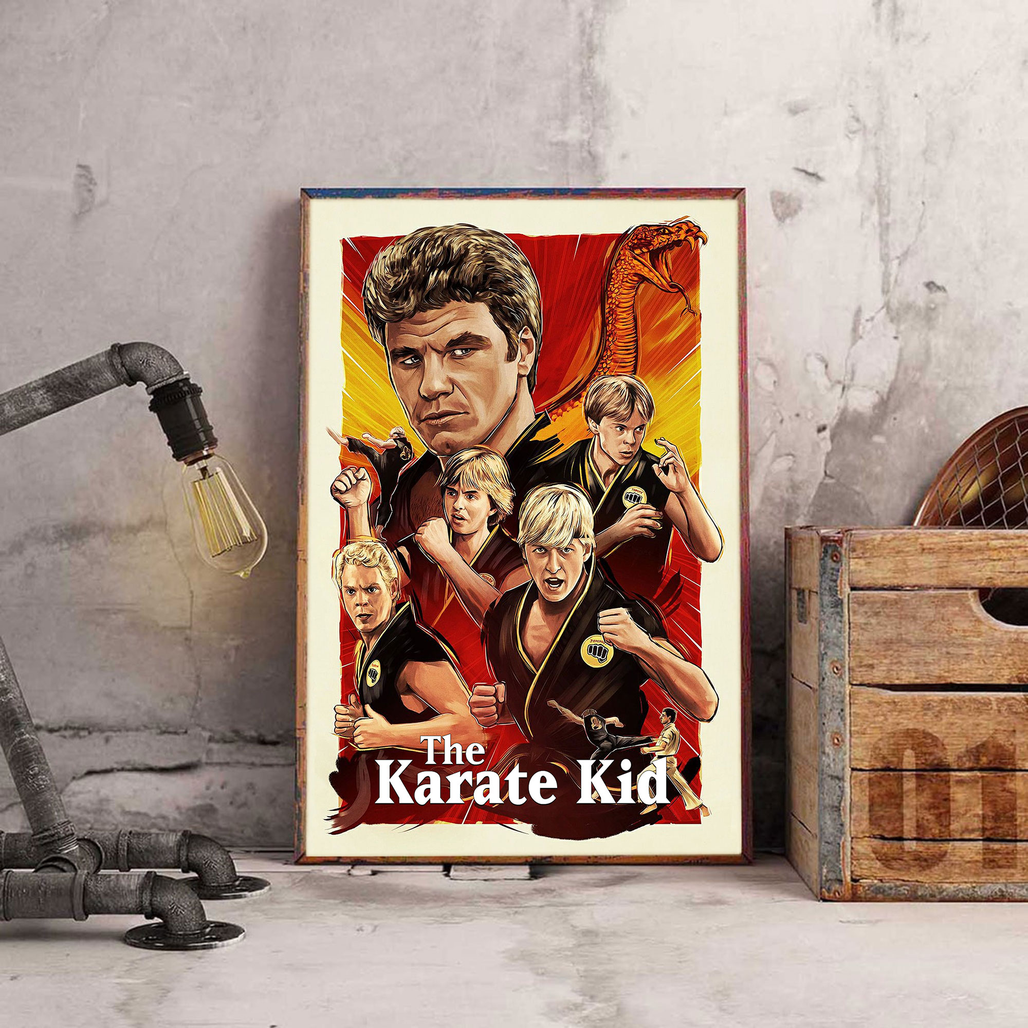 Karate Kid Poster, Movie Poster, Film Poster, Wall Art, Wall | Inspire ...