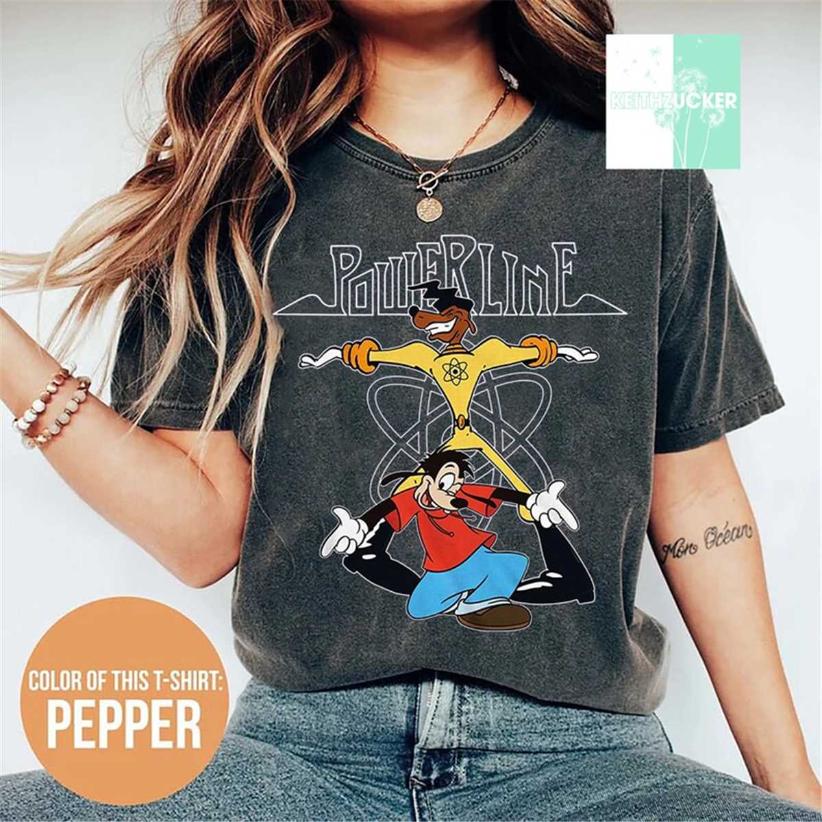 A Goofy Movie Powerline Stand Out Tour Disney Comfort Colors - Inspire ...